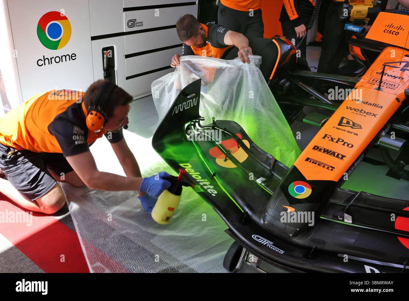 Spielberg, Austria. 28th June, 2025. Lando Norris (GBR) McLaren MCL39 ...