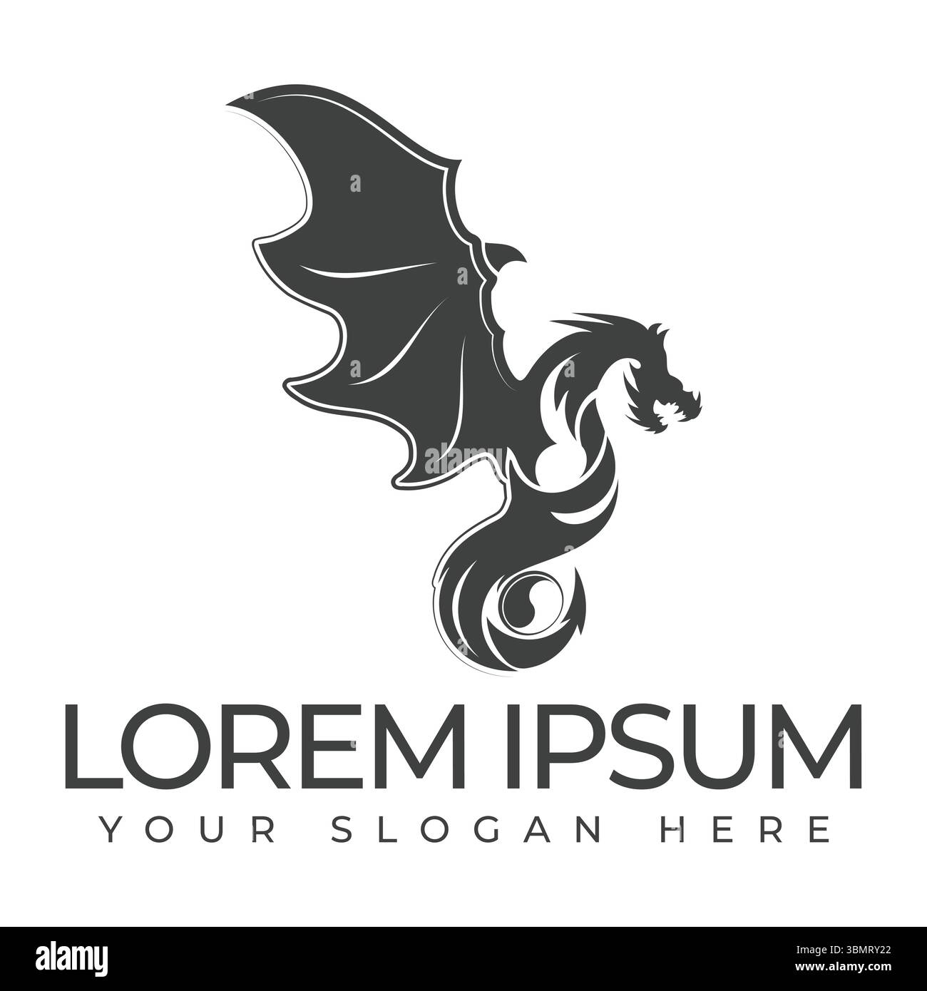 A dragon logo represents strength power and wisdom through a bold ...