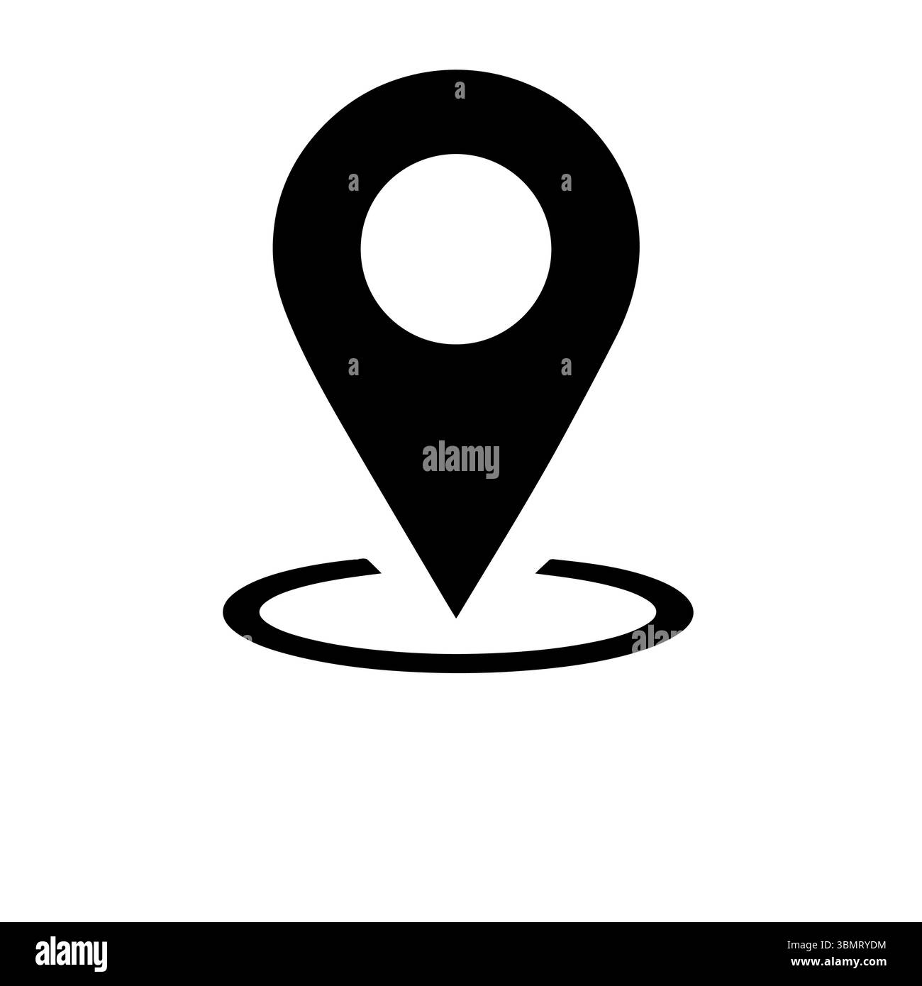 Location map pin icon Map pin marker isolated on transparent background ...