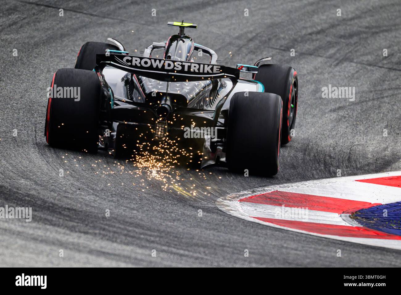 Mercedes-AMG Petronas F1 Team’s Italian driver Kimi Antonelli competes ...