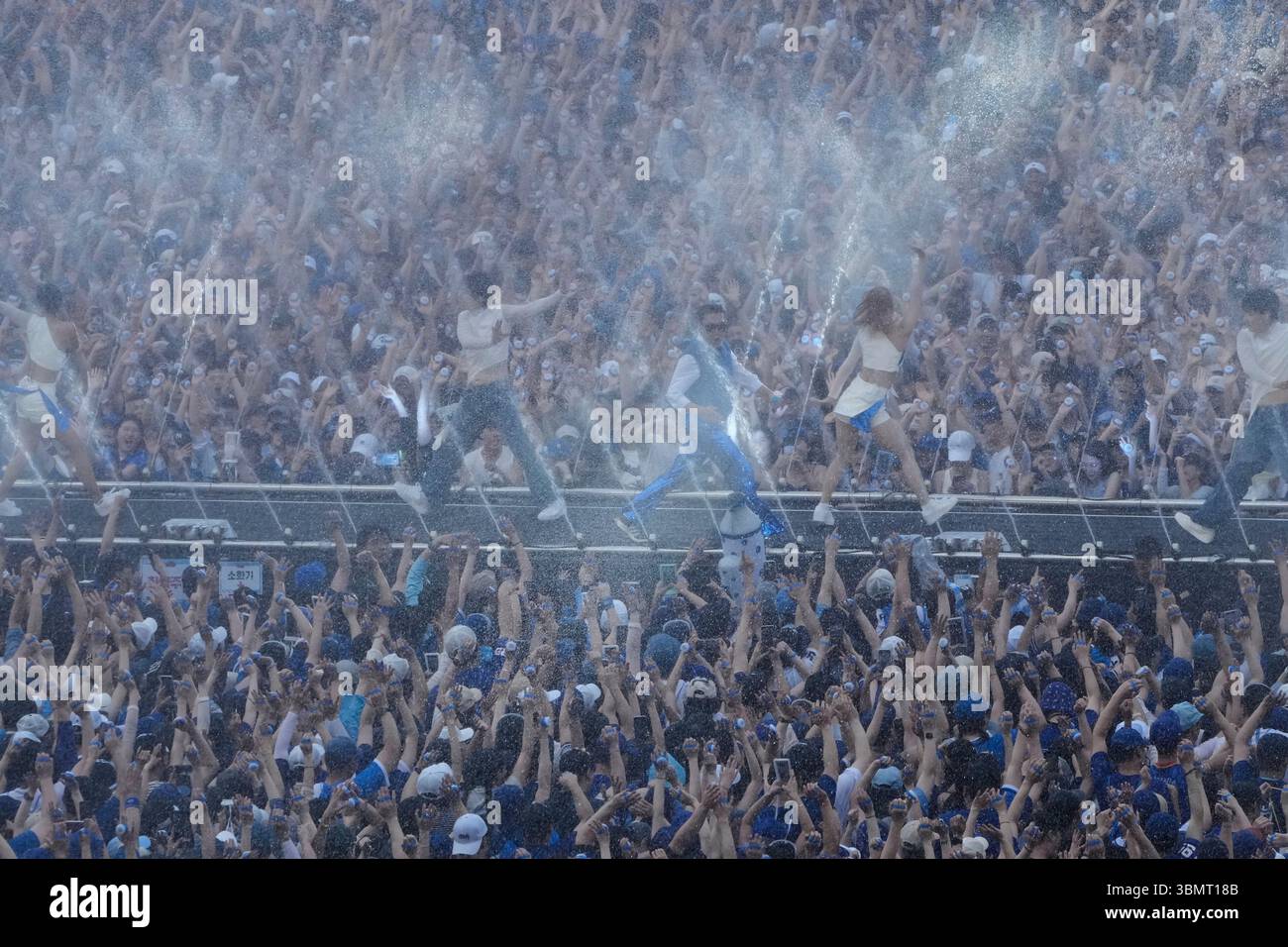 South Korean singer PSY performs during his concert "Summer Swag 2025 ...
