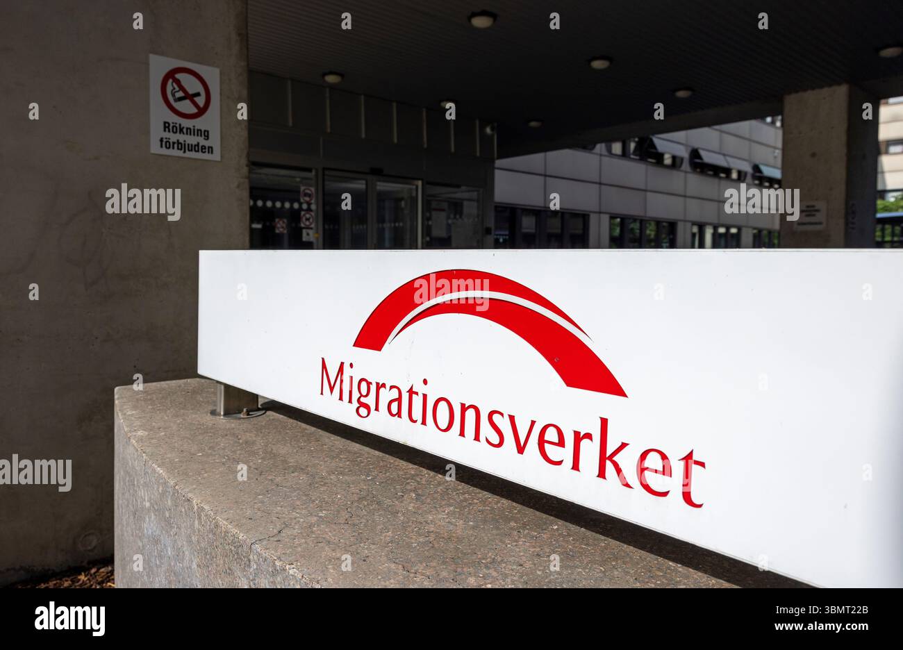 Signs and symbols, The head office of The Swedish Migration Agency ...