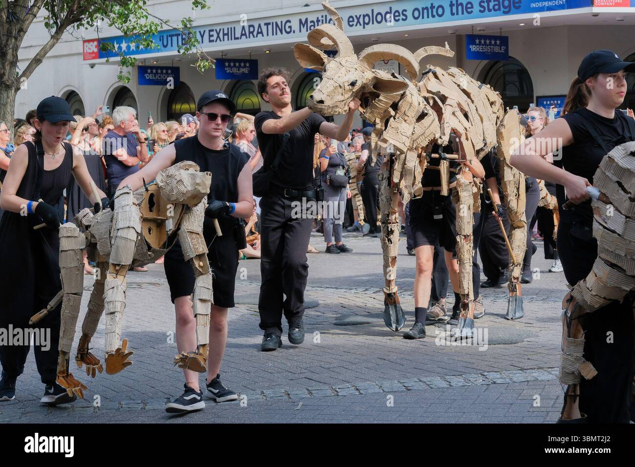 London, UK. 27 June 2025. The Herds, a public art and climate action ...