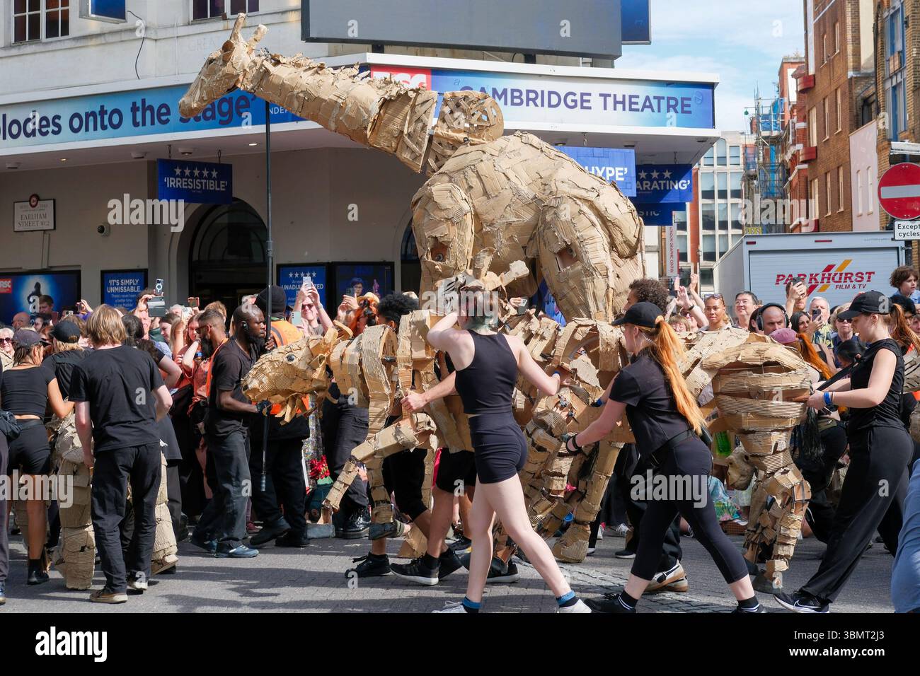 London, UK. 27 June 2025. The Herds, a public art and climate action ...