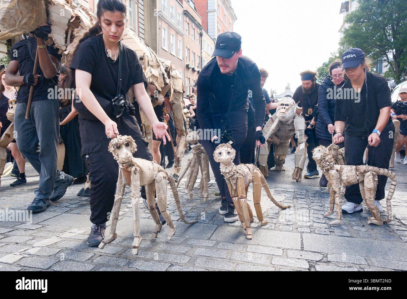 London, UK. 27 June 2025. The Herds, a public art and climate action ...