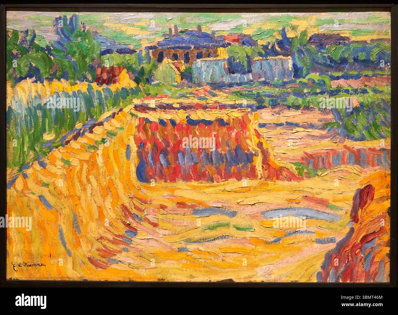 The Loam Pit, 1906, Oil on cardboard, Ernst Ludwig Kirchner ...