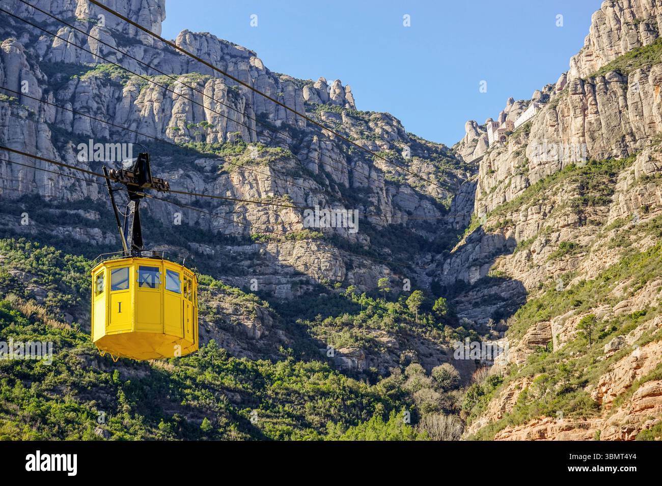 Montserrat cable car natural hi-res stock photography and images - Alamy