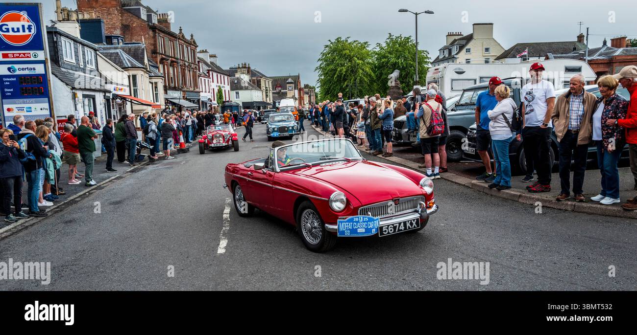 Moffat Classic Car Rally in Moffat, Scotland held on 28th June 2025 ...