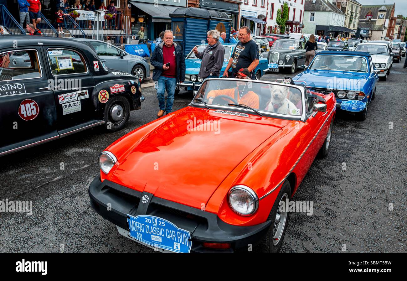 Moffat Classic Car Rally in Moffat, Scotland held on 28th June 2025 ...