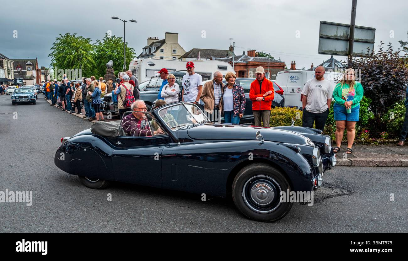 Moffat Classic Car Rally in Moffat, Scotland held on 28th June 2025 ...