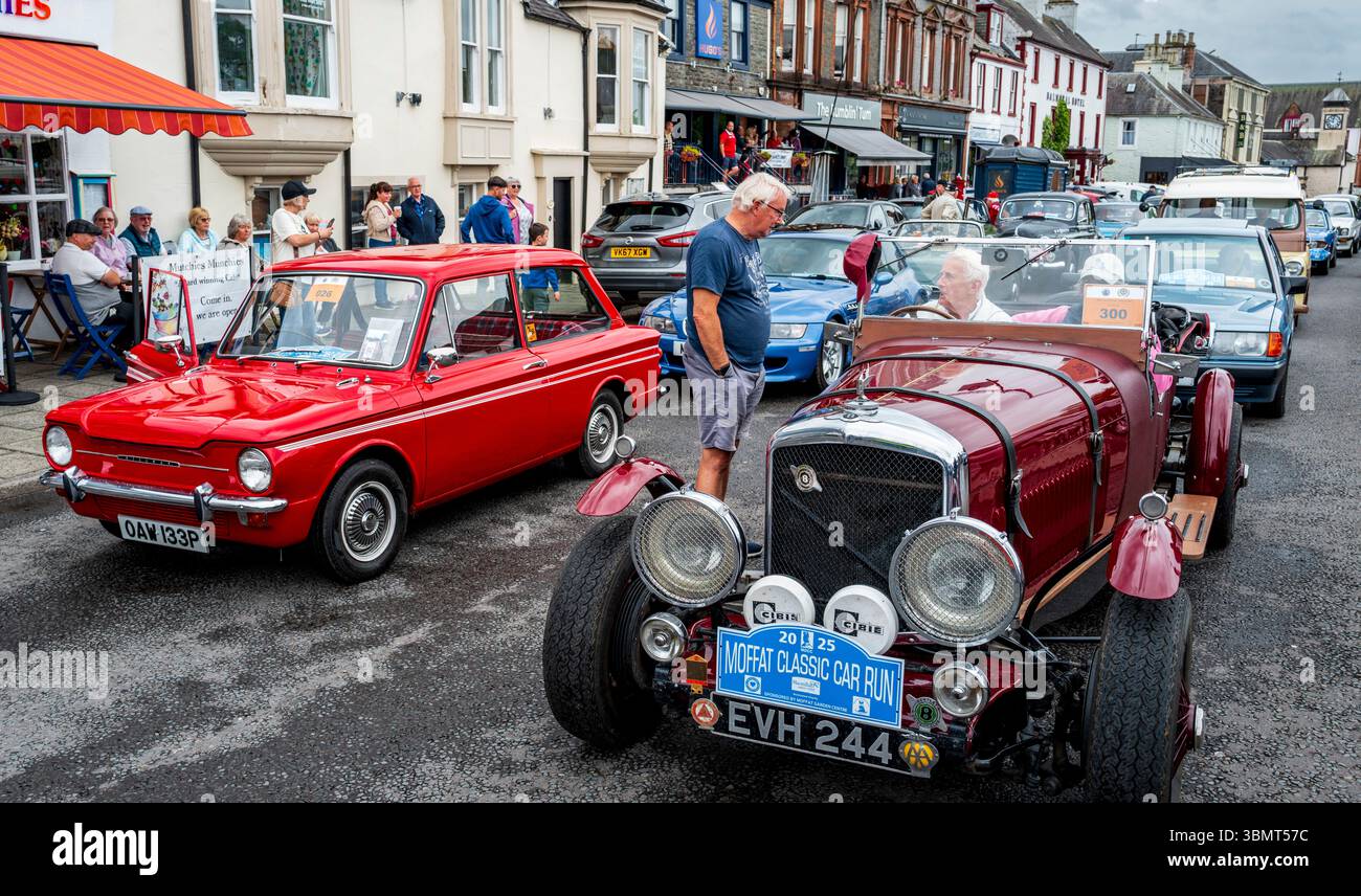 Moffat Classic Car Rally in Moffat, Scotland held on 28th June 2025 ...