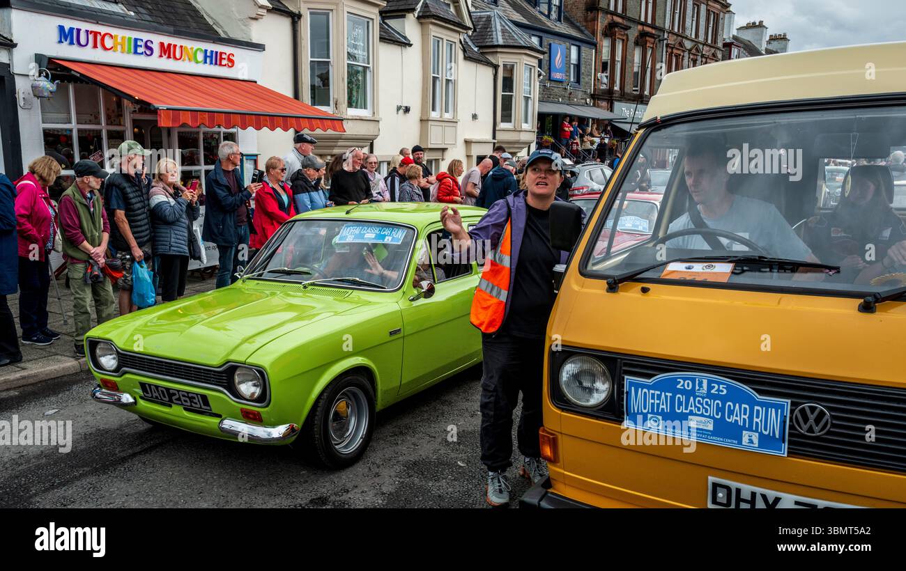 Moffat Classic Car Rally in Moffat, Scotland held on 28th June 2025 ...