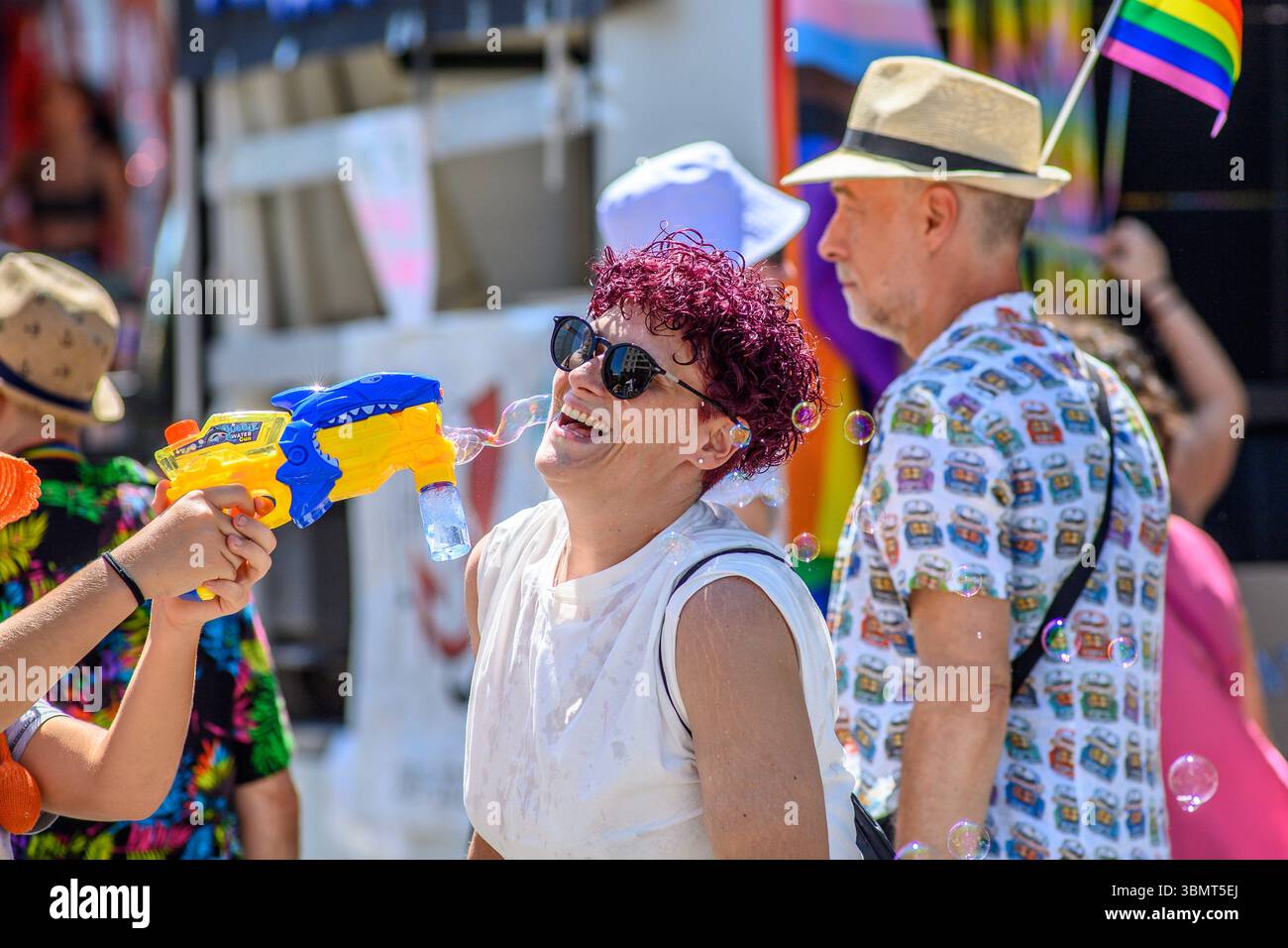 Milano, Italy. 28th June, 2025. Milano Pride parade 2025 - Milano, 28 ...