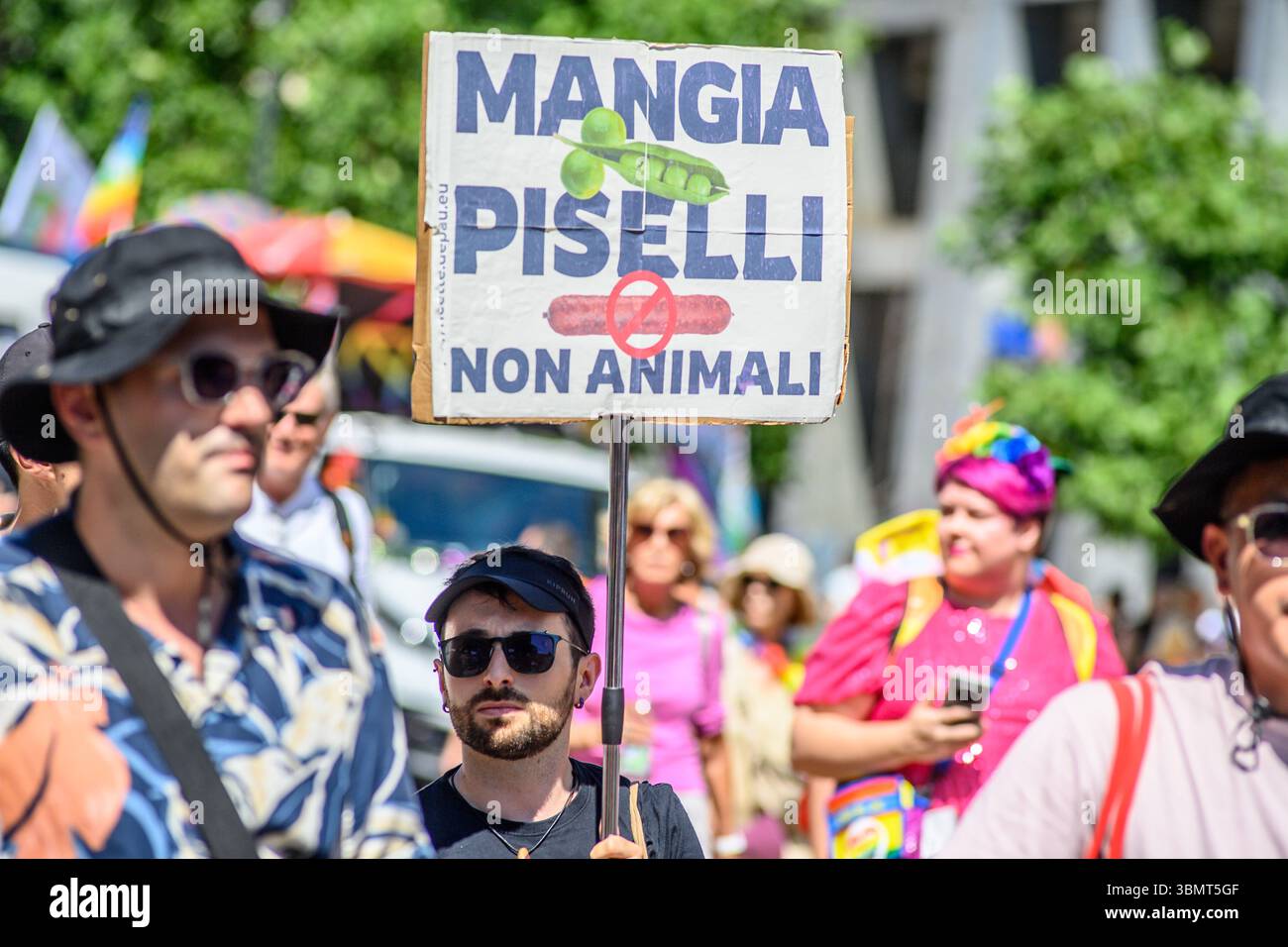 Milano, Italy. 28th June, 2025. Milano Pride parade 2025 - Milano, 28 ...