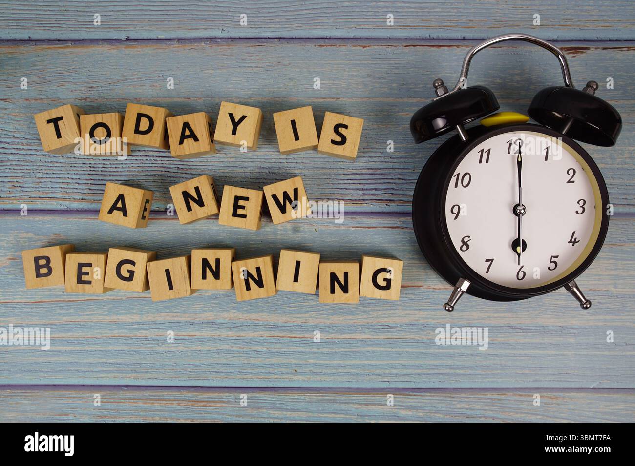 Today is a New Beginning motivational and inspiration quote Stock Photo ...