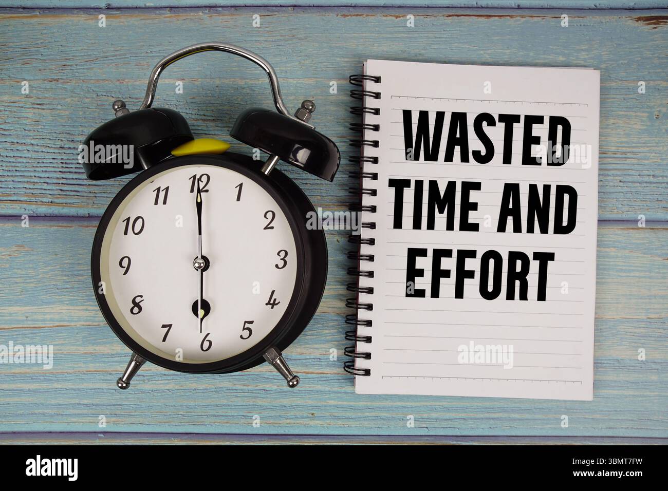 Wasted Time and Effort Motivational And Inspirational Quotes Stock ...