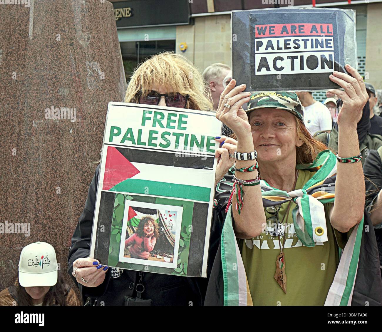 Glasgow, Scotland, UK. 28th June, 2025. Emergency Demo for palestine ...