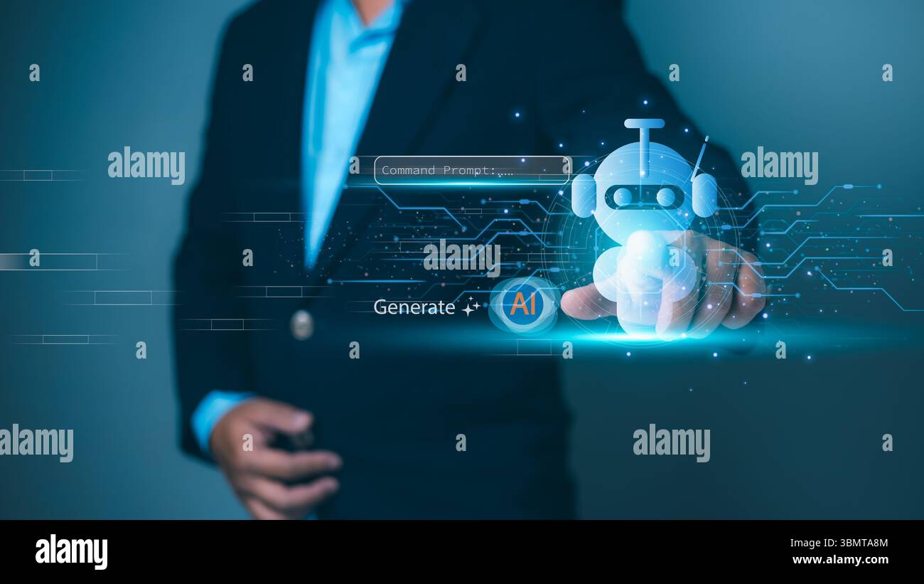 Ai technology machine integration hi-res stock photography and images ...