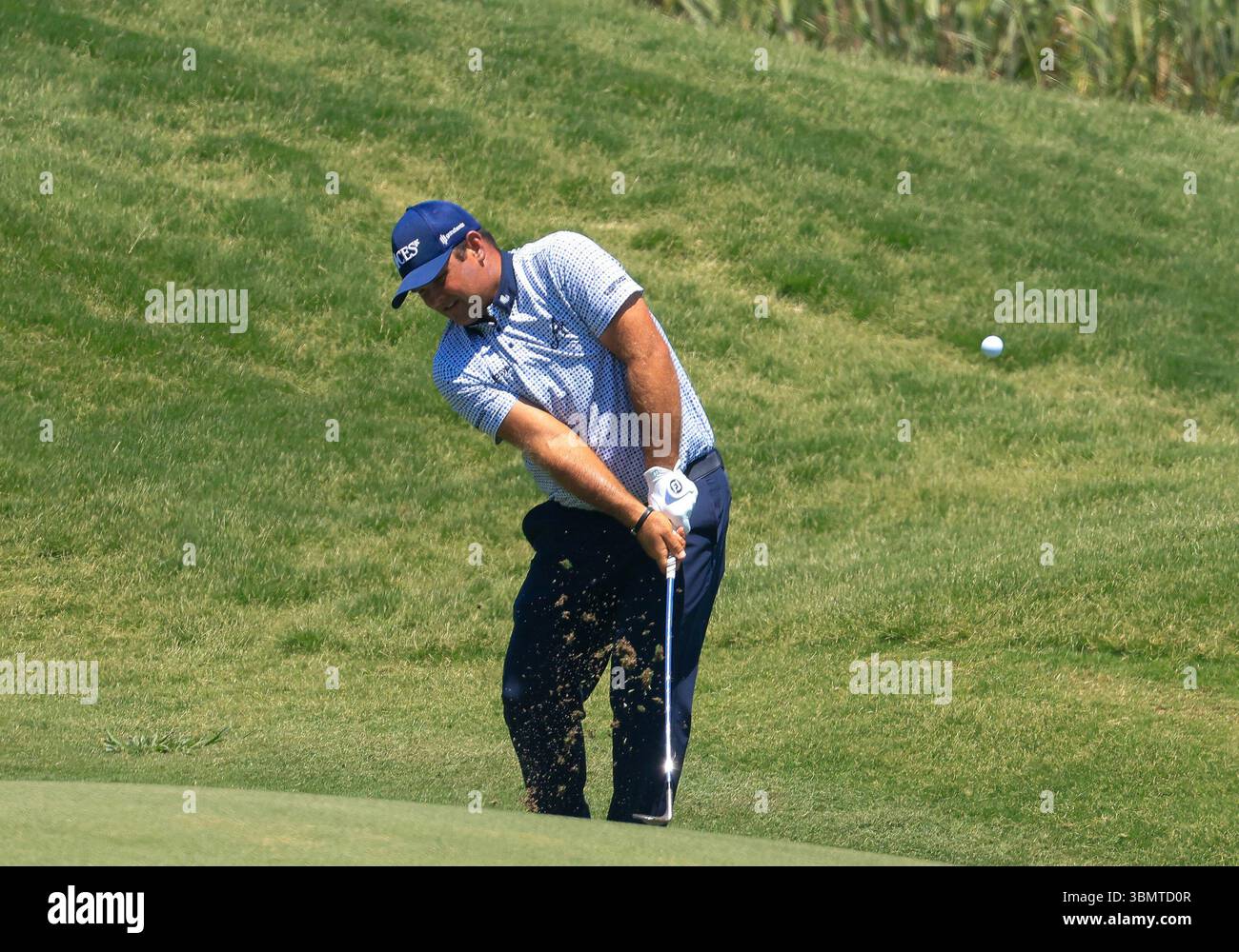 CARROLLTON, TX - JUNE 27: Patrick Reed of the Aces chips on to the ...
