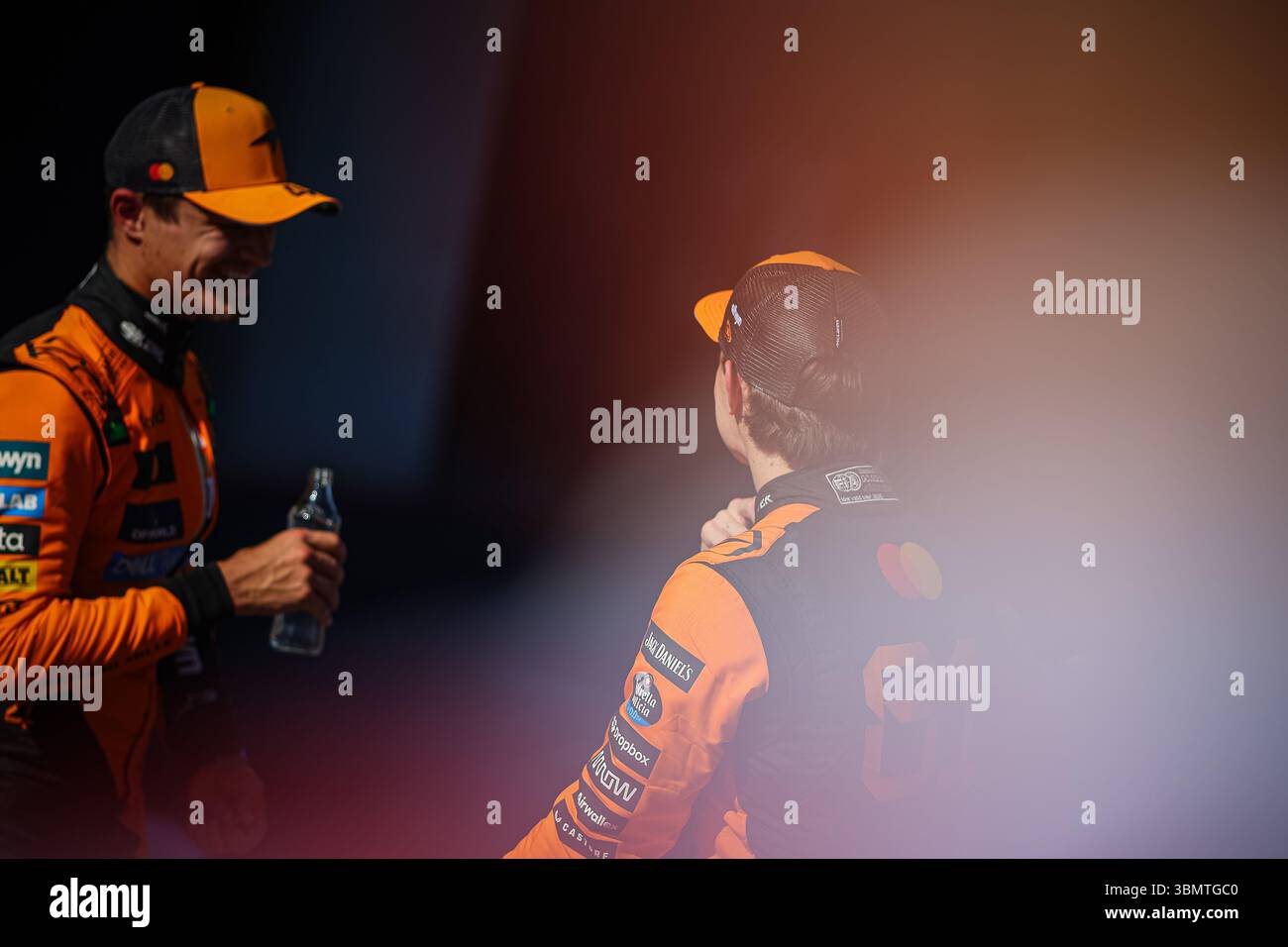 Austria, Austria. 28th June, 2025. 81 Oscar Piastri, (AUS) and Lando ...