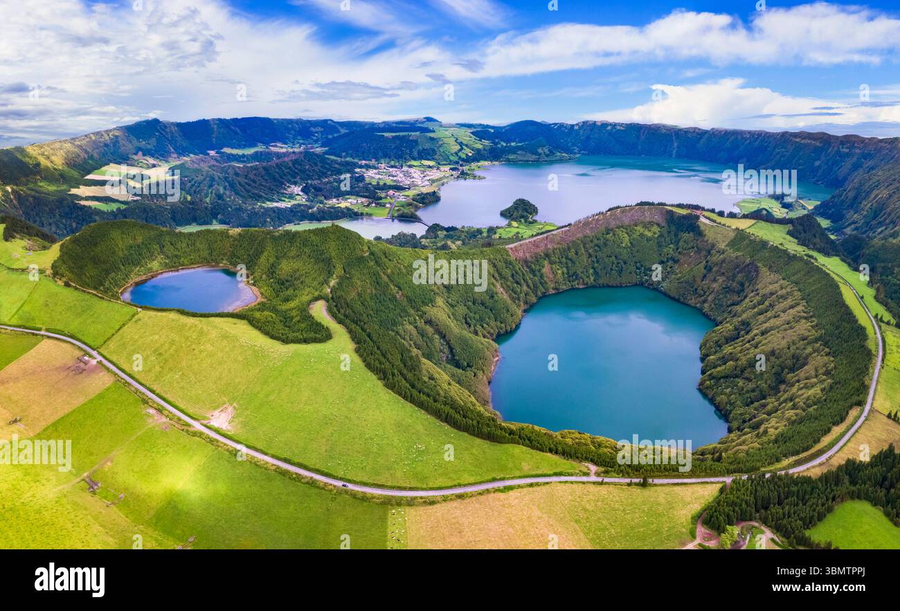 Valley emerald lagoon in summer hi-res stock photography and images - Alamy