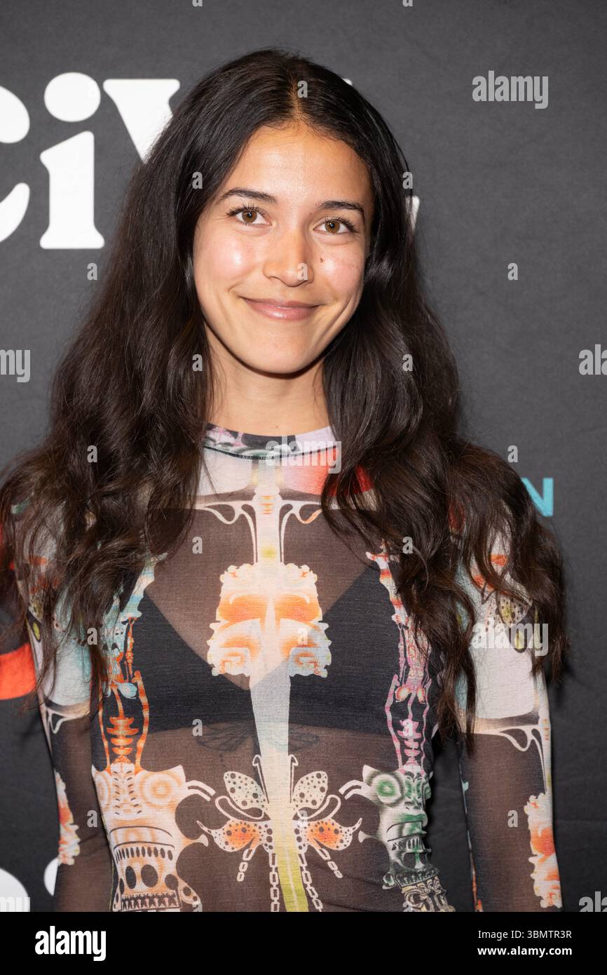 Model Rae Dominick attends Los Angeles Screening of 'Ghosted' Featuring ...