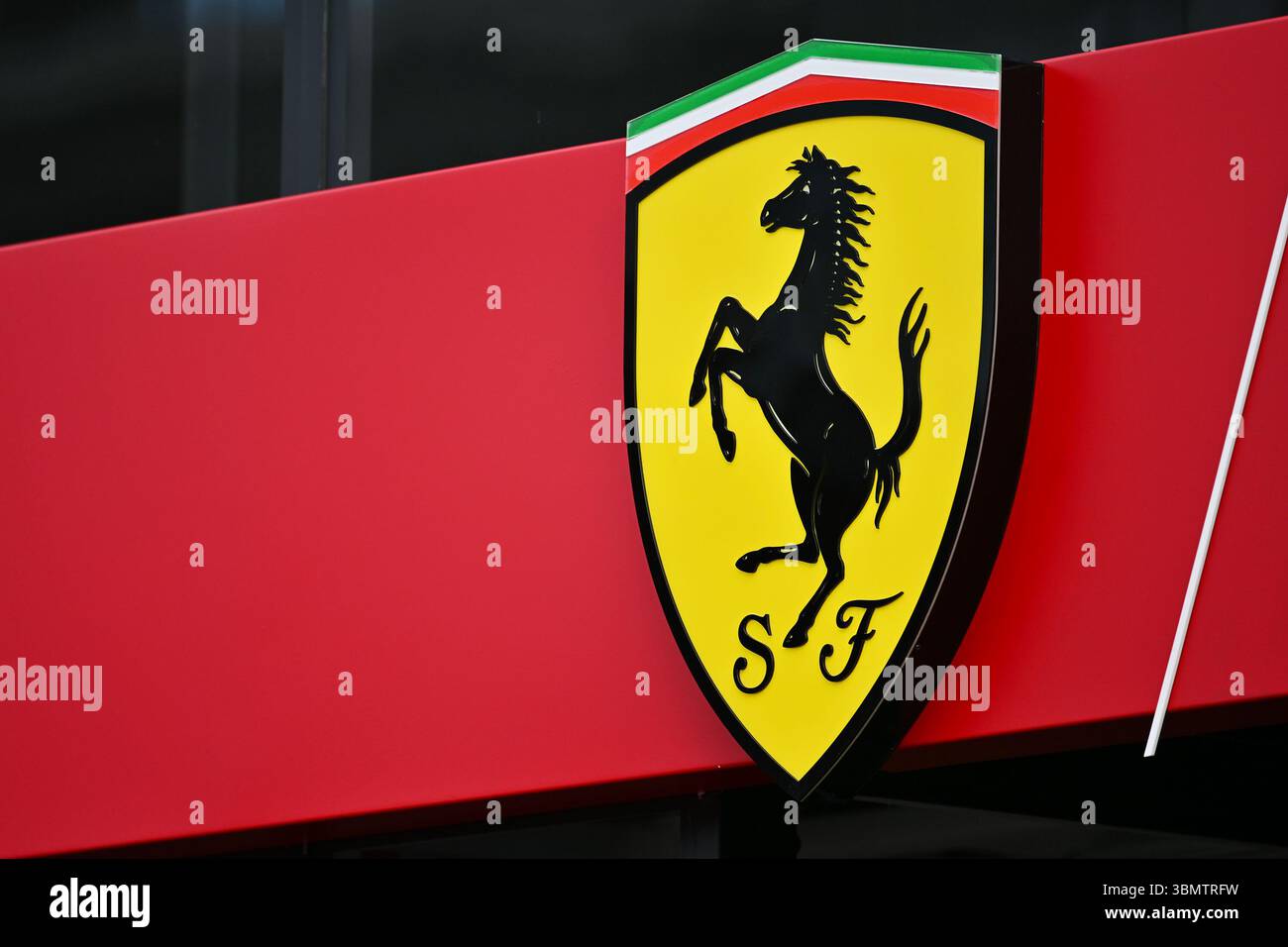 SPIELBERG, AUSTRIA - JUNE 28: A general view of the Scuderia Ferrari ...