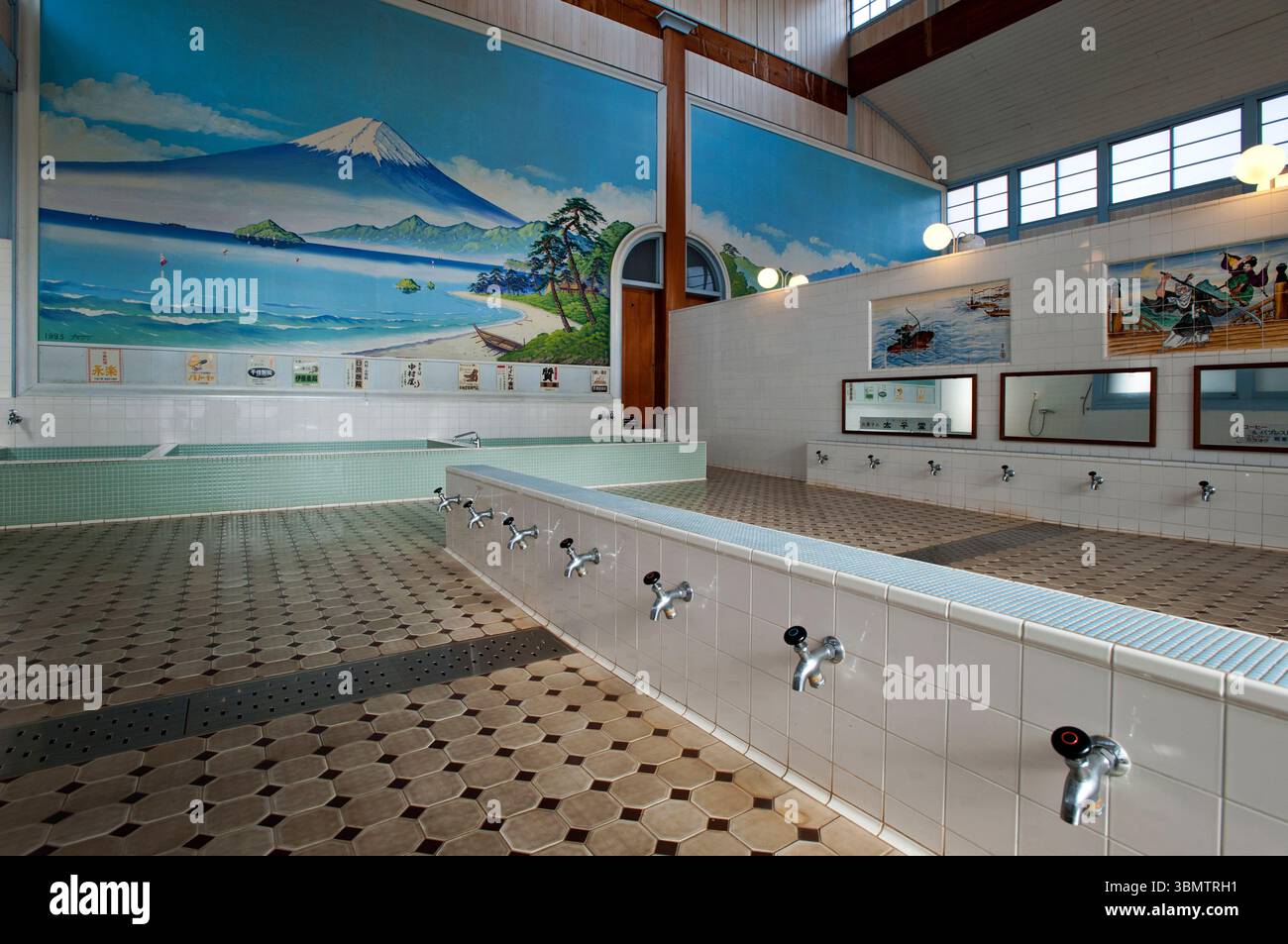 Edo-Tokyo Open Air Museum: Kodakara-yu "sento" (public bathhouse) built ...