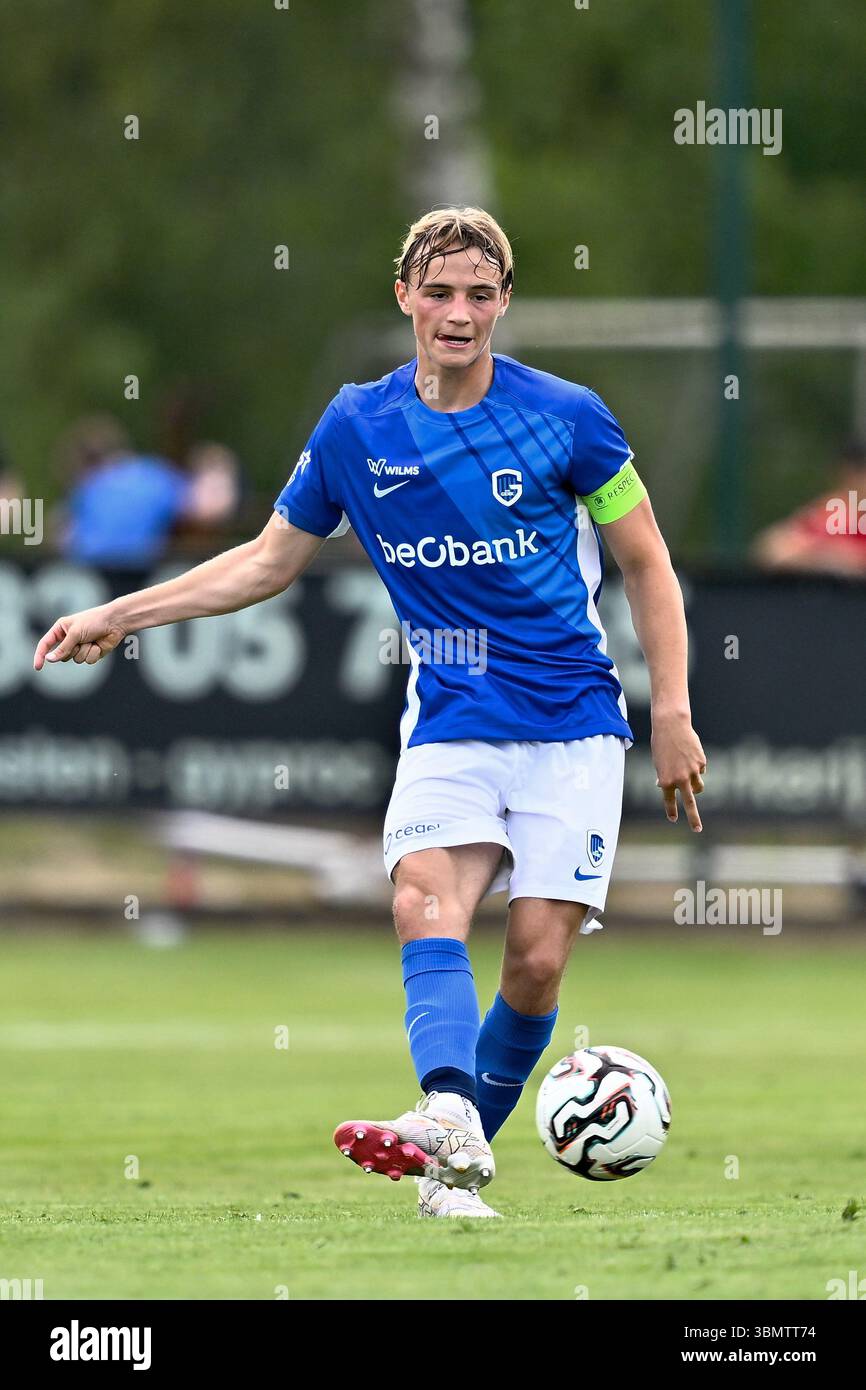 Genk, Belgium. 28th June, 2025. Genk's Matte Smets pictured in action ...
