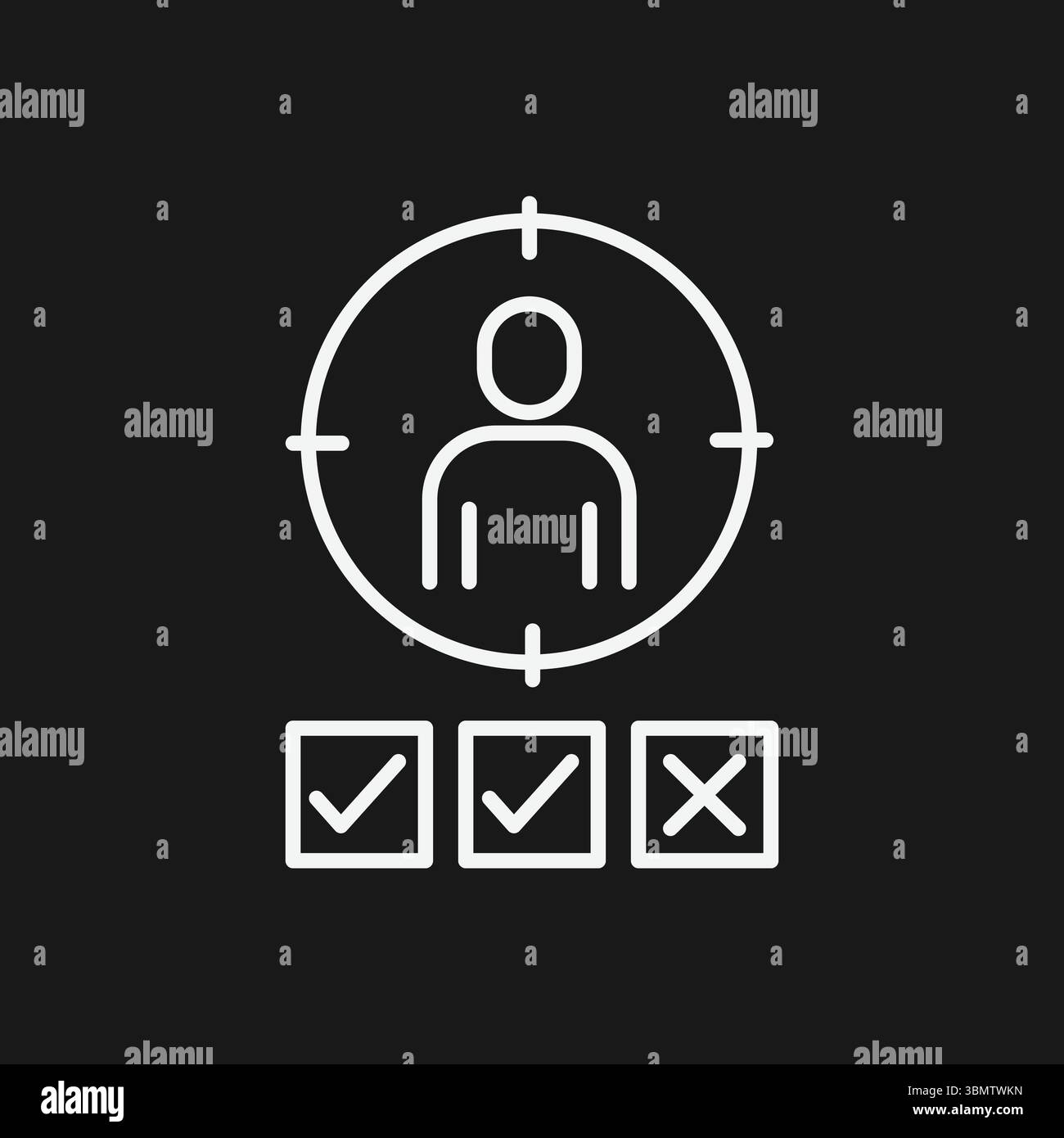 Recruitment criteria Stock Vector Images - Alamy