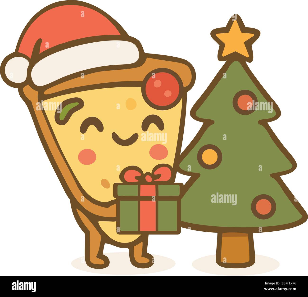 Christmas edible art Stock Vector Images - Alamy