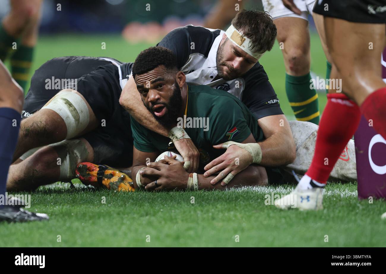 Vincent tshituka springboks hi-res stock photography and images - Alamy