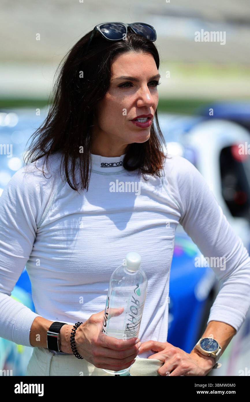 ATLANTA, GA - JUNE 27: Katherine Legge (#32 Jordan Anderson Racing ...