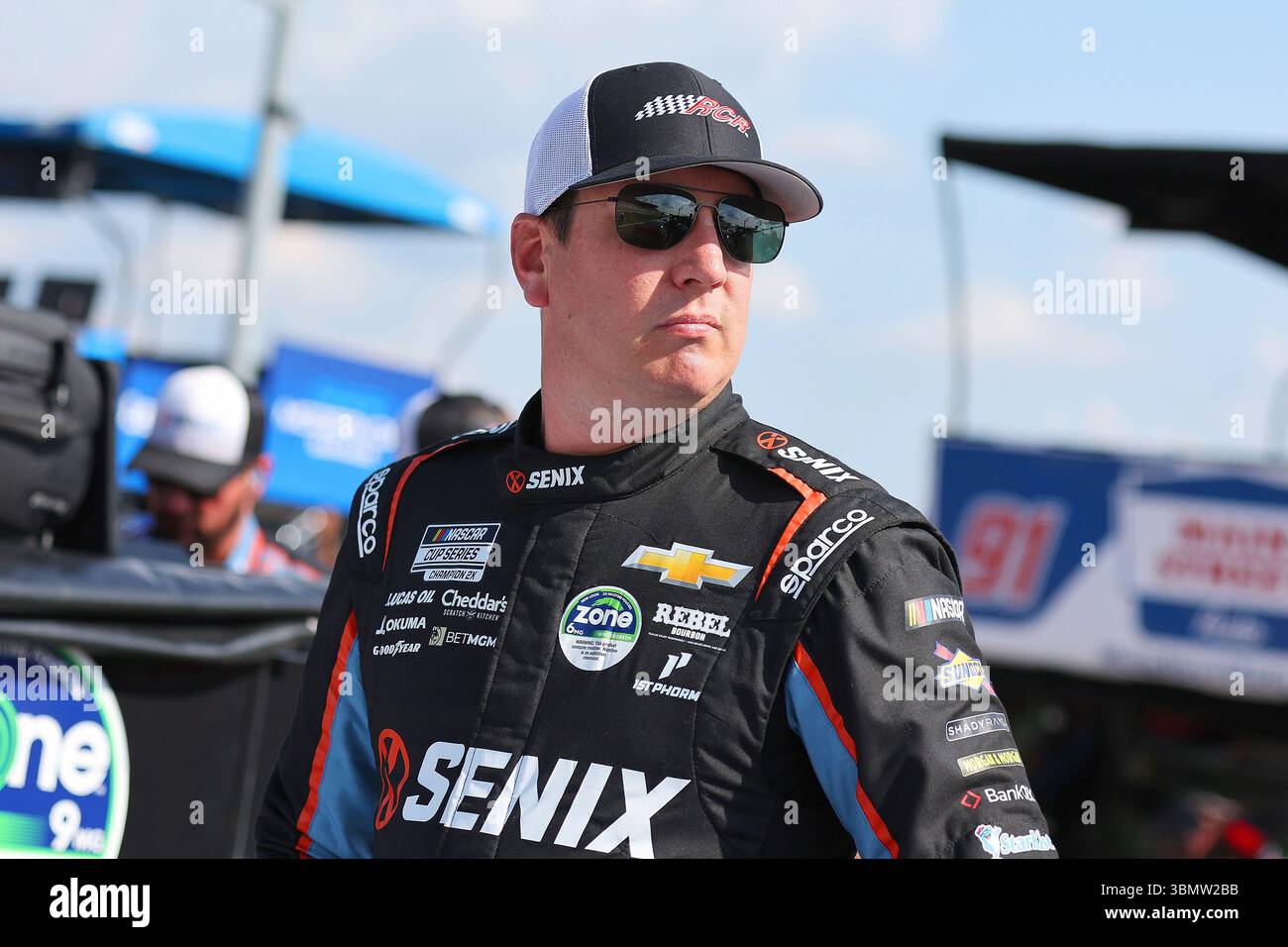 ATLANTA, GA - JUNE 27: Kyle Busch (#8 Richard Childress Racing SENIX Chevrolet) during ...