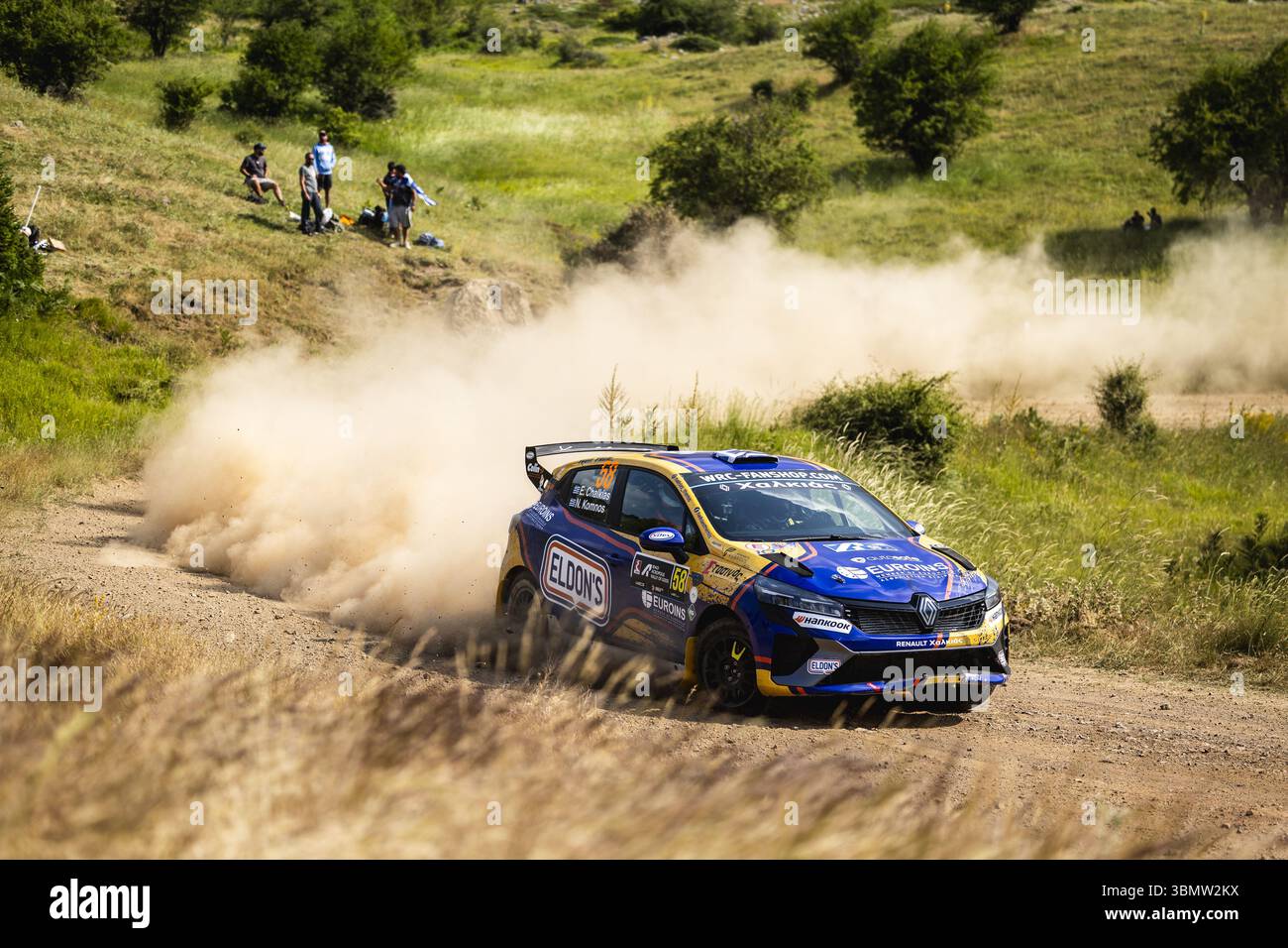58 Efthymios CHALKIAS, Nikolaos KOMNOS, Renault Clio Rally3, action ...