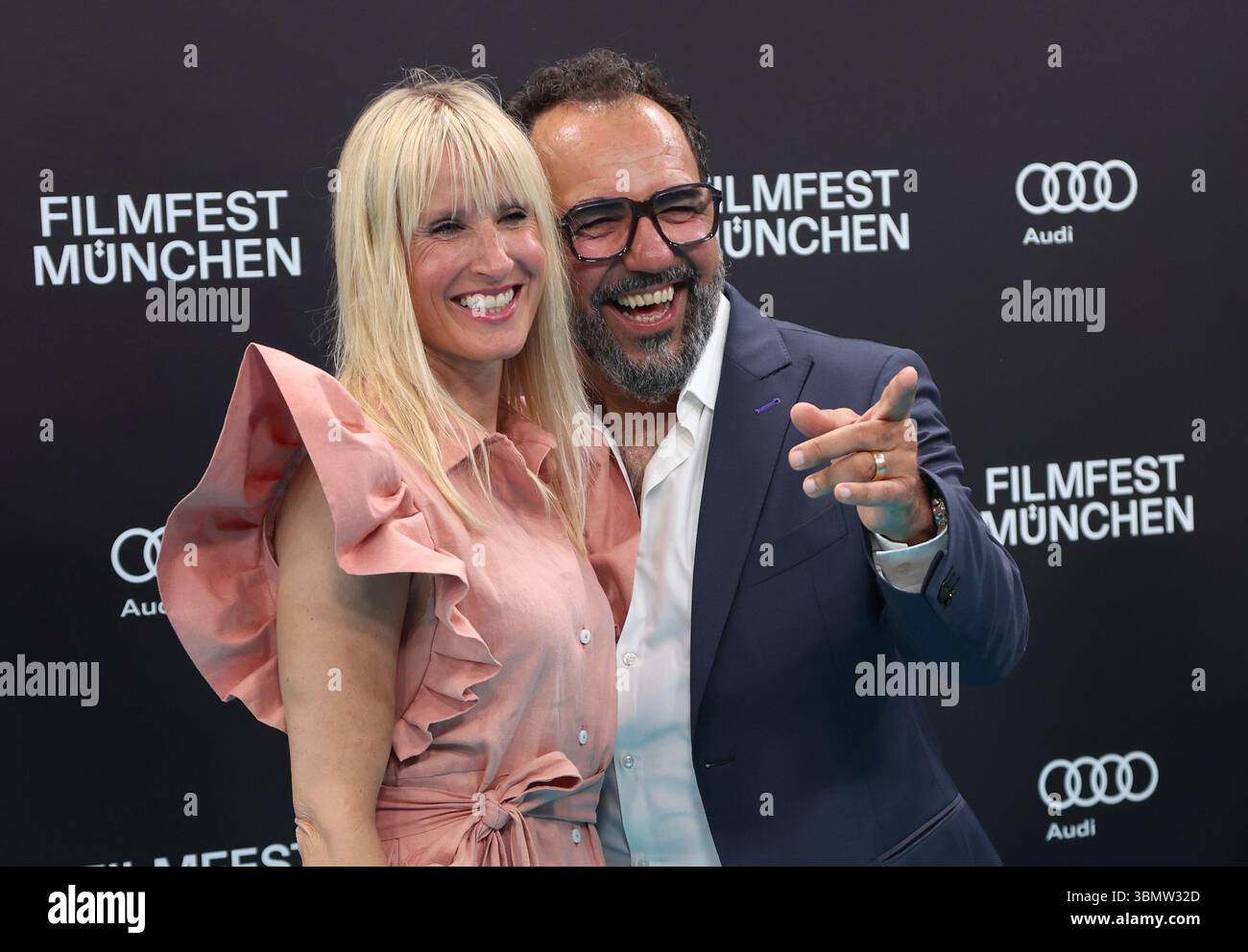 28 June 2025, Bavaria, Munich: Adnan Maral (r), actor, attends the ...
