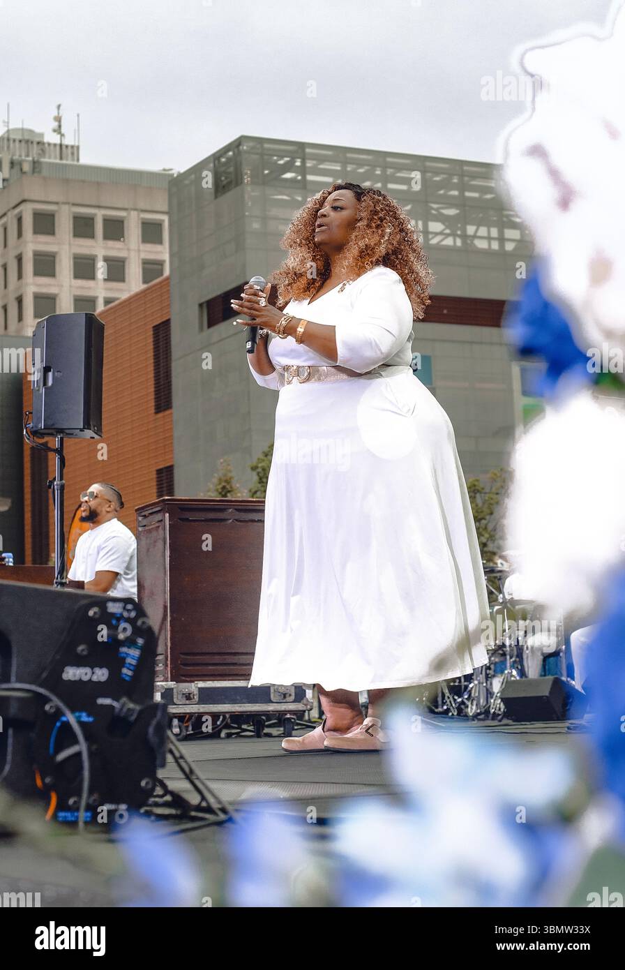 Philadelphia, Pennsylvania, USA. June 27, 2025. An African-American ...