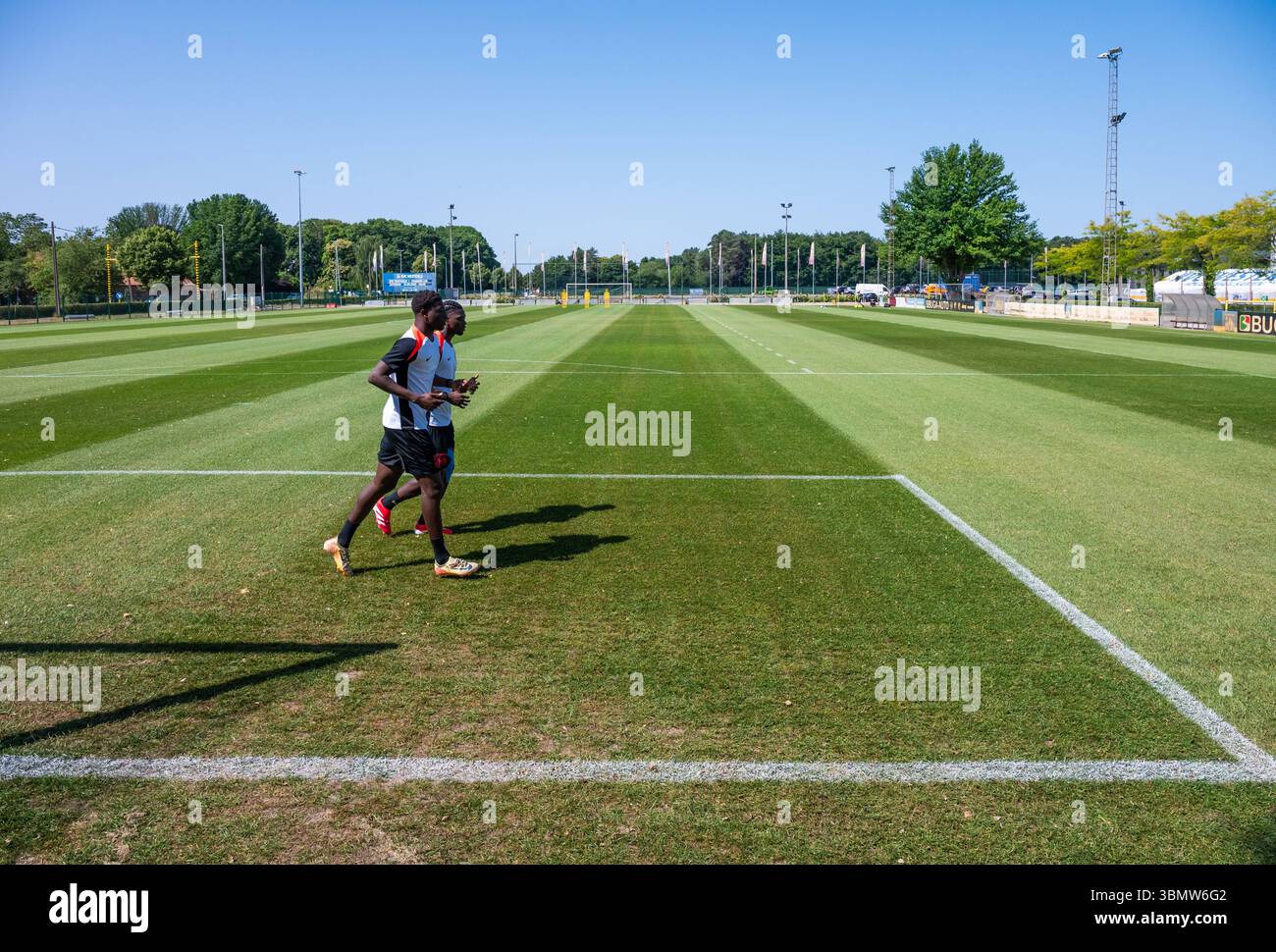 Training field of the soccer club of KVC Westerlo, Antwerp Province ...