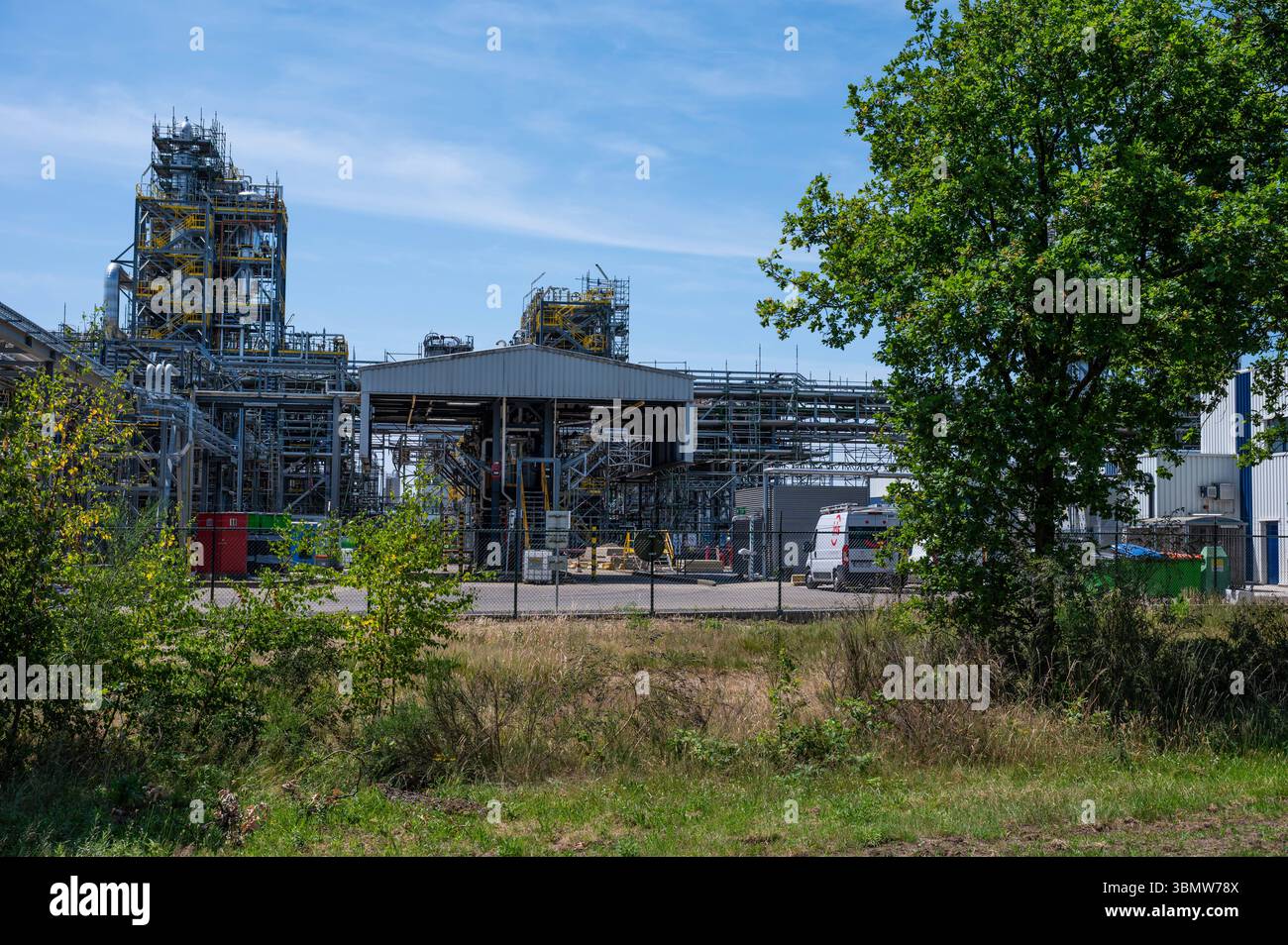 Oil refinery plant at Suez Recywood Beringen, Limburg, Belgium 20 June ...