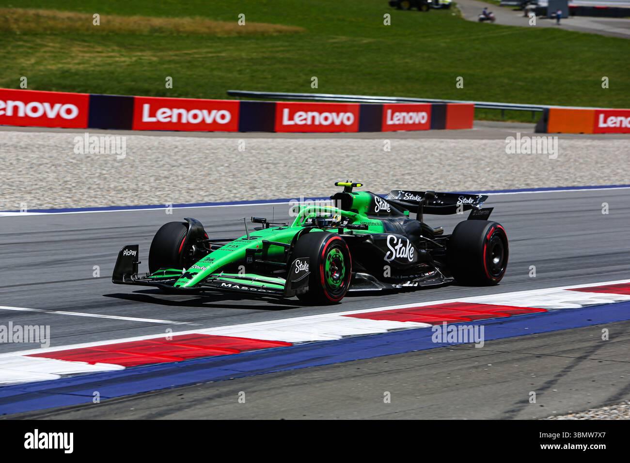 Gabriel Bortoleto (BRA) Stake F1 Team Sauber during Formula 1 MSC Cruises Austrian Grand Prix ...