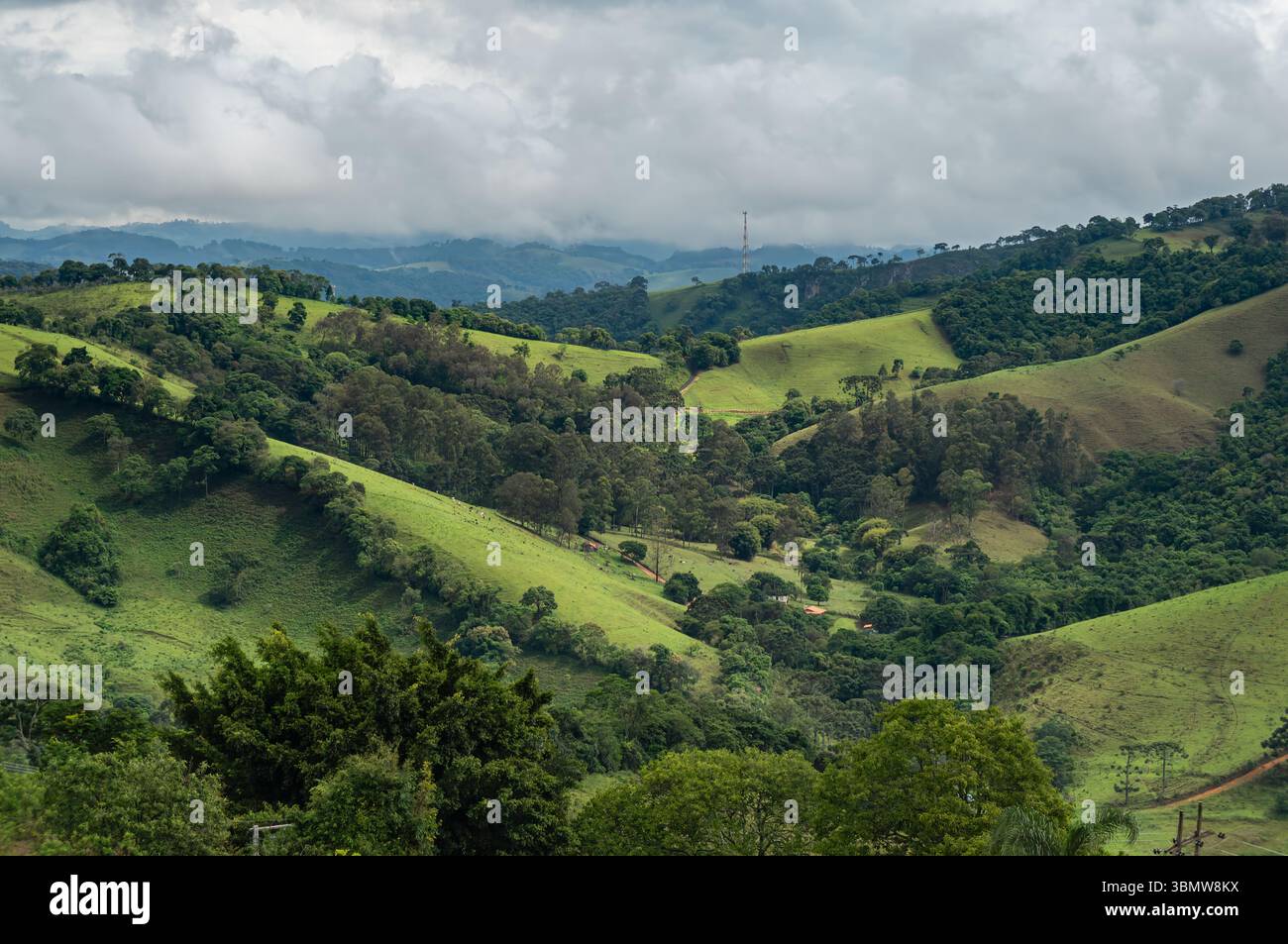 Expansive green valleys hills aerial hi-res stock photography and ...