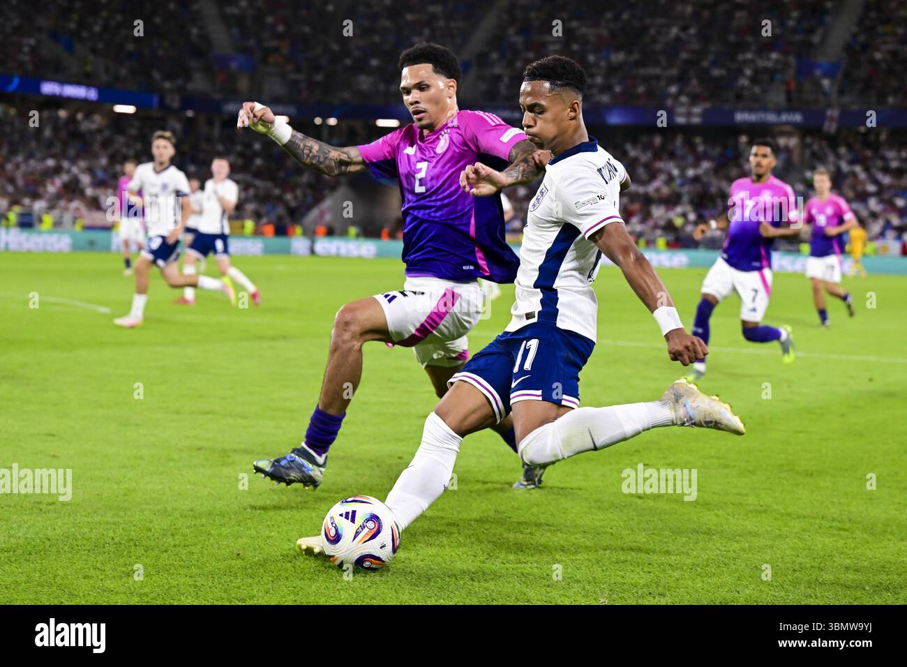 BRATISLAVA - Nnamdi Collins of Germany U21, Samuel LLing Junior of ...