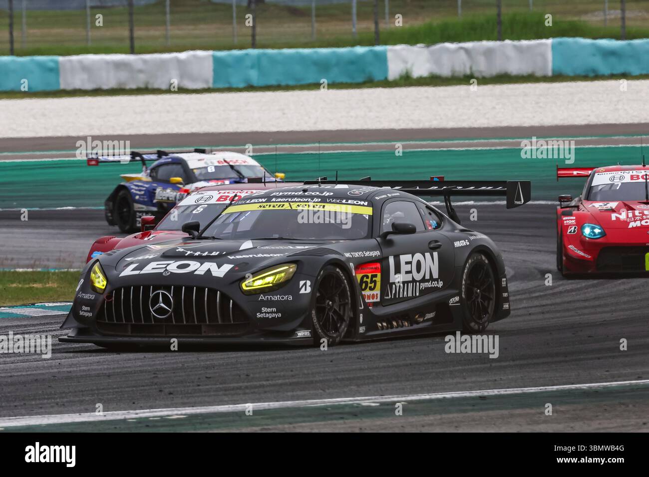 SEPANG, SGR - JUNE 28: #65 LEON PYRAMID AMG of Naoya Gamou and Togo ...