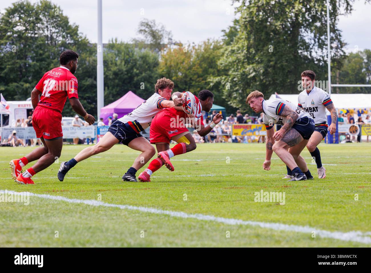 Warrington, UK, 28 June 2025 – Crosfields Rugby Amateur Rugby League ...
