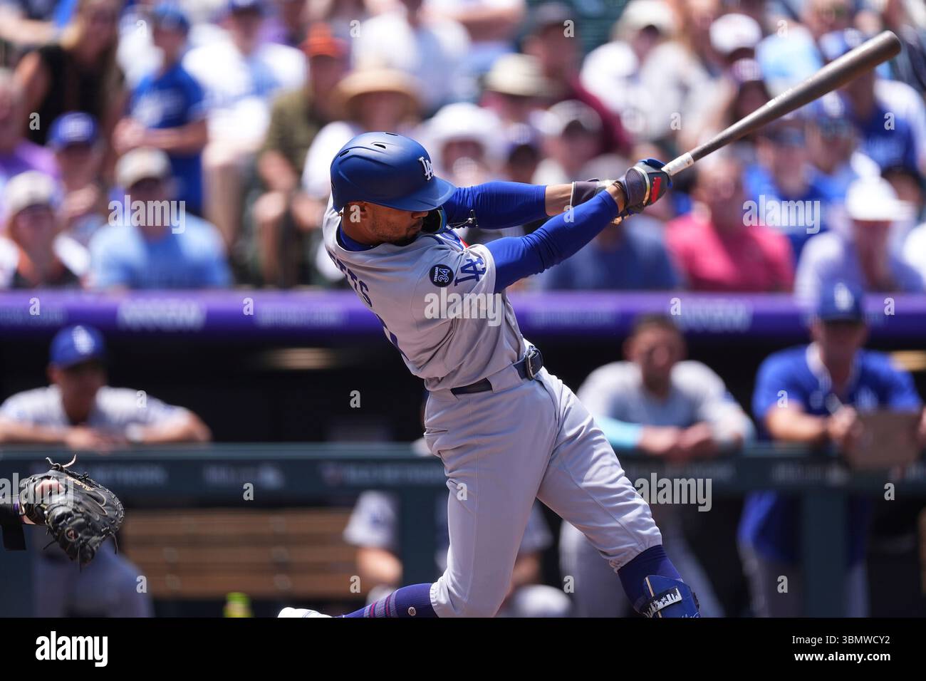Los Angeles Dodgers shortstop Mookie Betts (50) in the first inning of ...