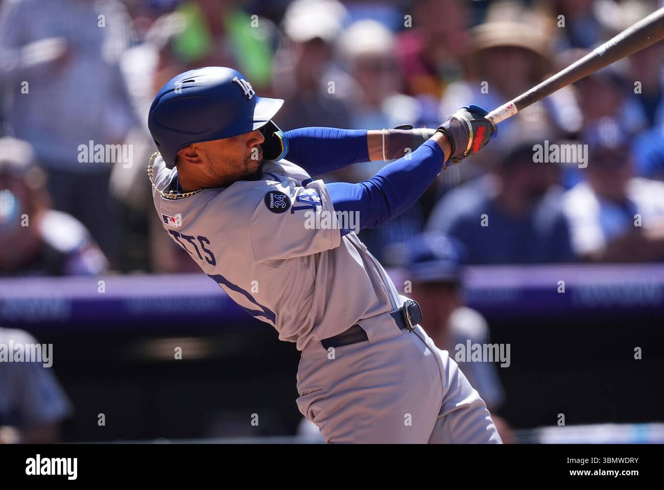 Los Angeles Dodgers shortstop Mookie Betts (50) in the sixth inning of ...