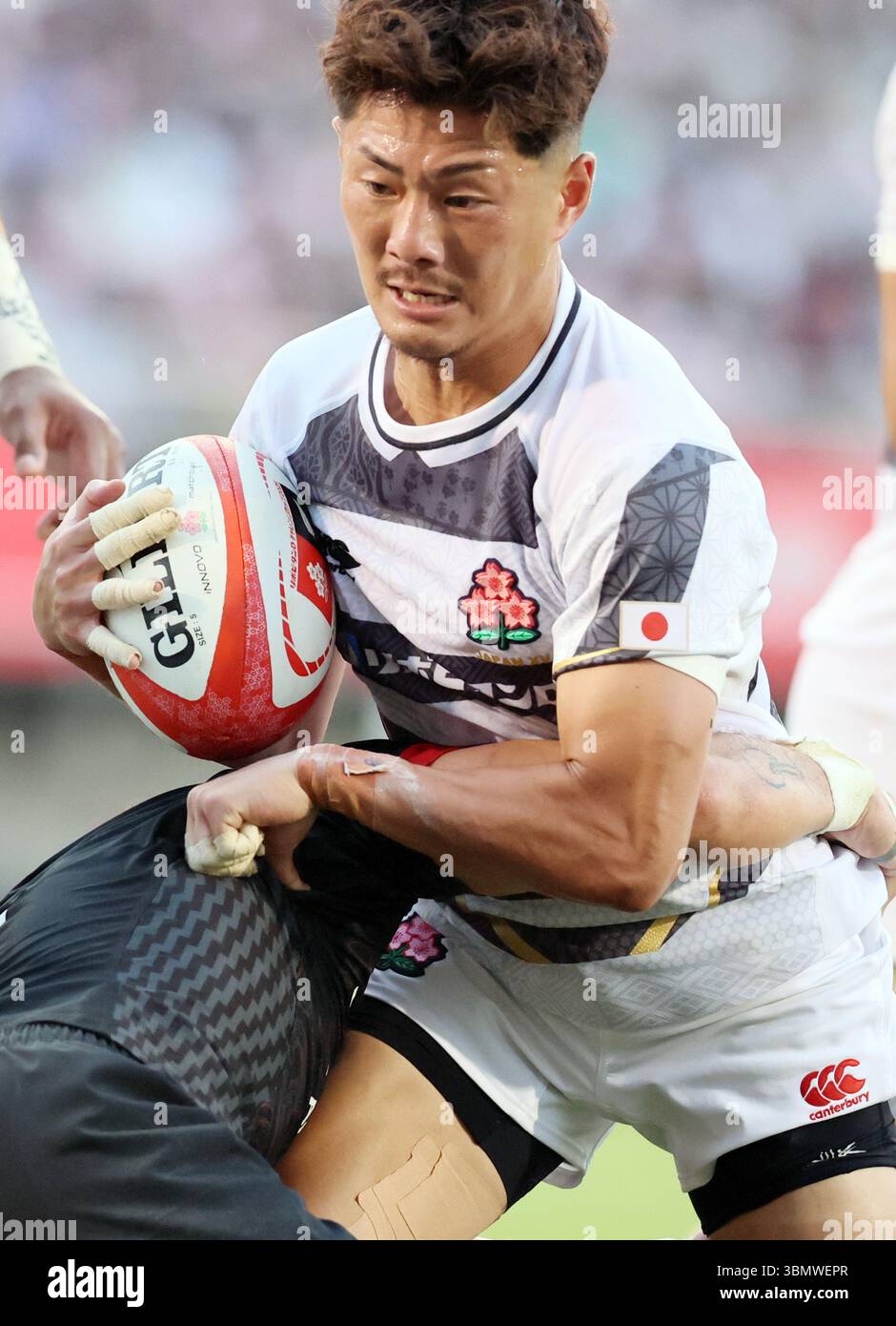 Tokyo, Japan. 28th June, 2025. Japan XV rugby team scrum half Kenta ...