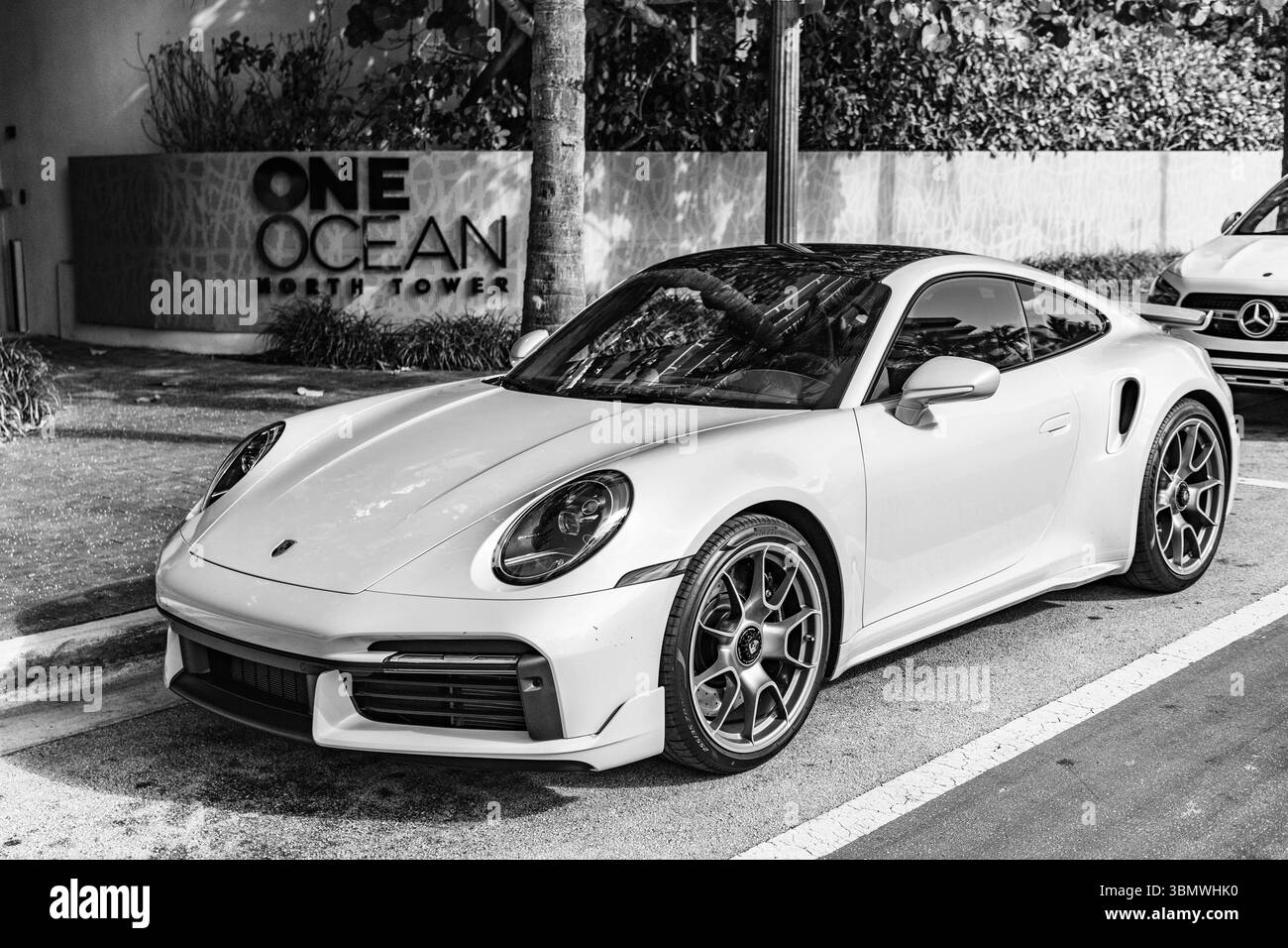 Miami Beach, Florida USA - June 9, 2024: Porsche 911 GT3 at miami beach ...