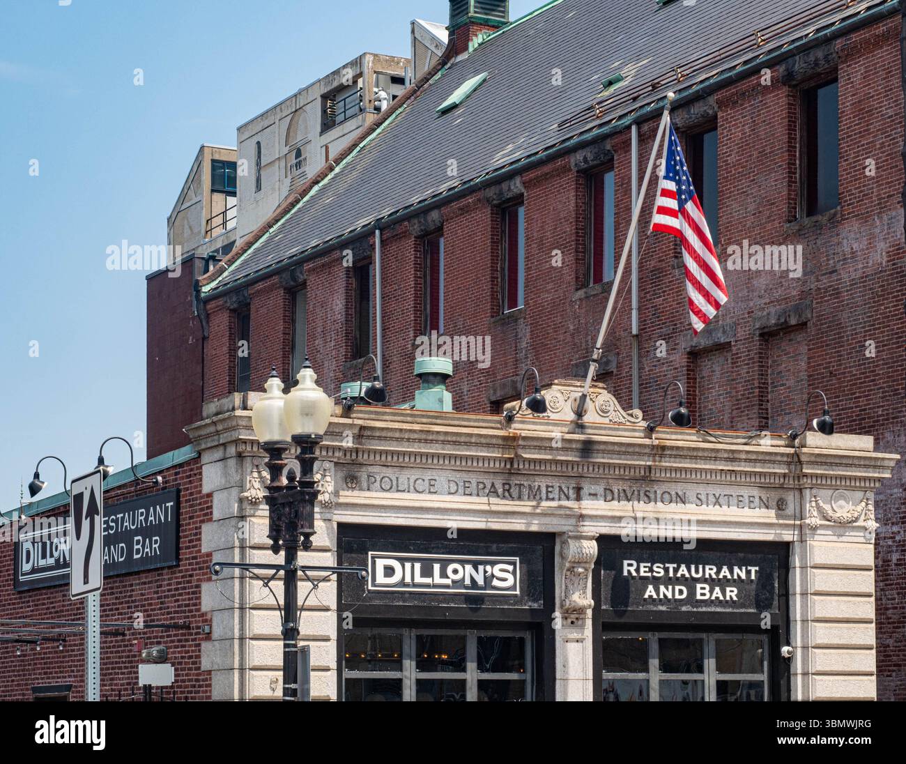 BOSTON, MASSACHUSETTS - June 12, 2025: The Old Division Sixteen Police ...