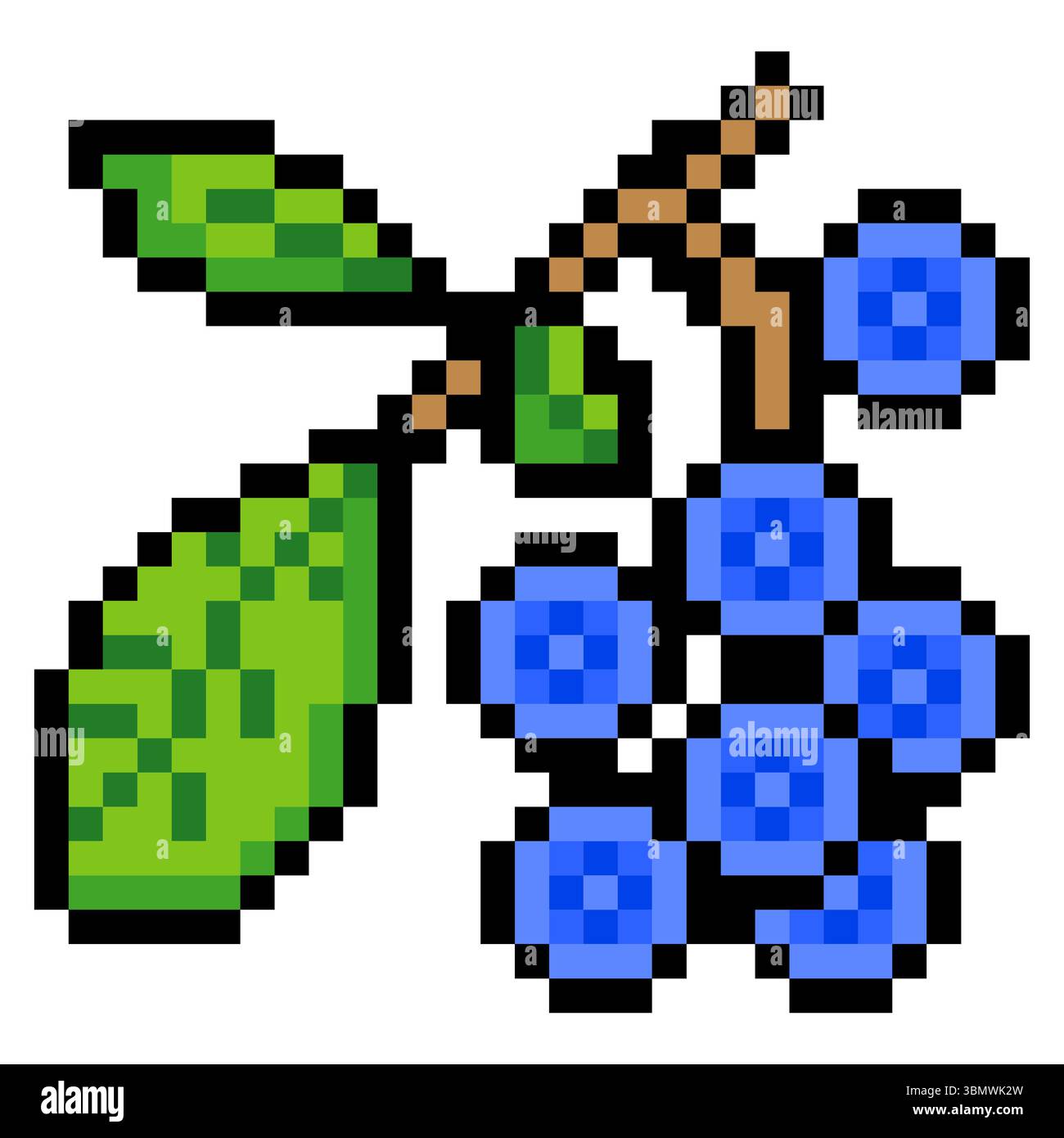 Blueberry farm Stock Vector Images - Alamy